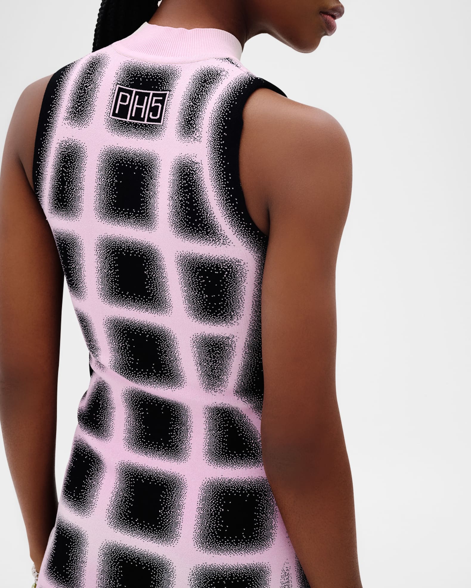 PH5 Bella UV Reactive Wavy Plaid Dress | Neiman Marcus