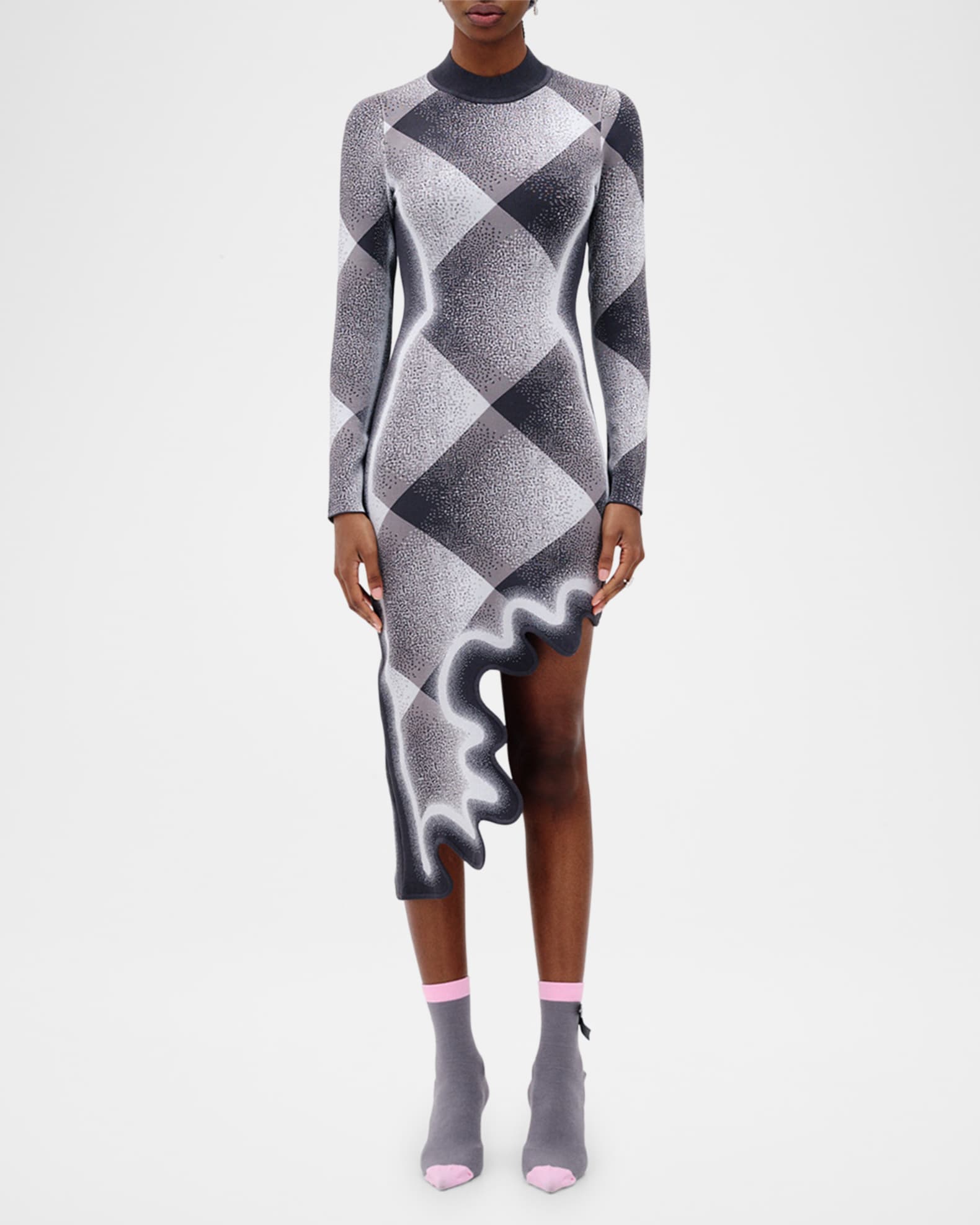 PH5 Dobby Long-Sleeve Wavy Dress | Neiman Marcus