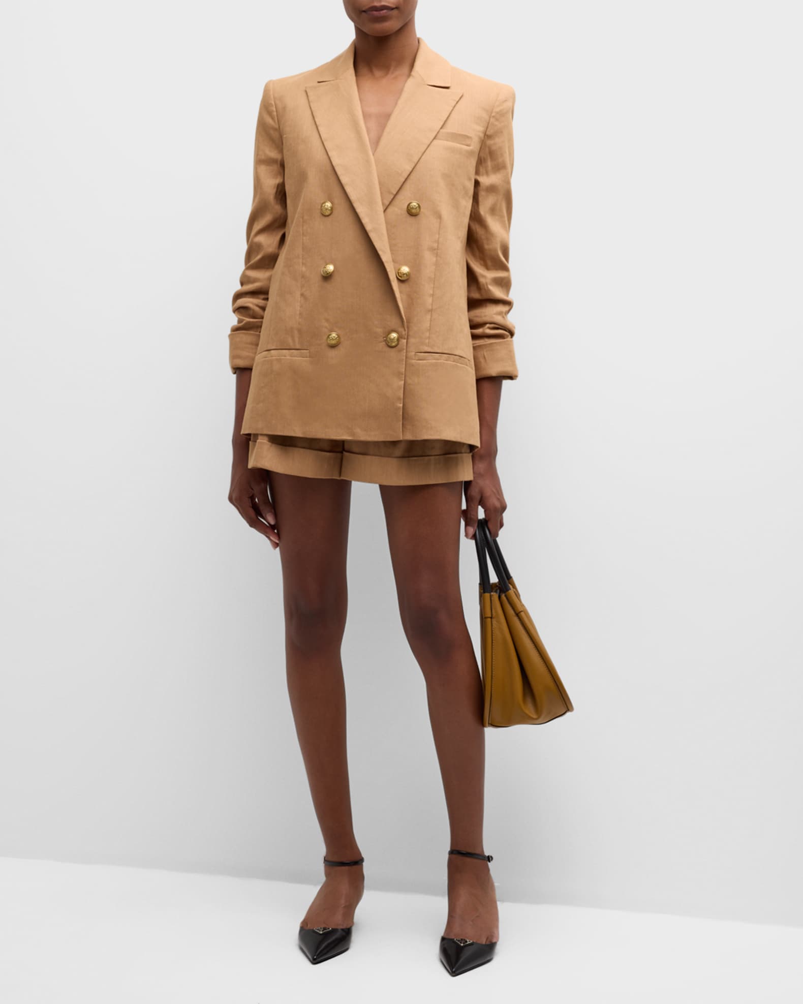 Alice + Olivia Anthony Double-Breasted Blazer | Neiman Marcus