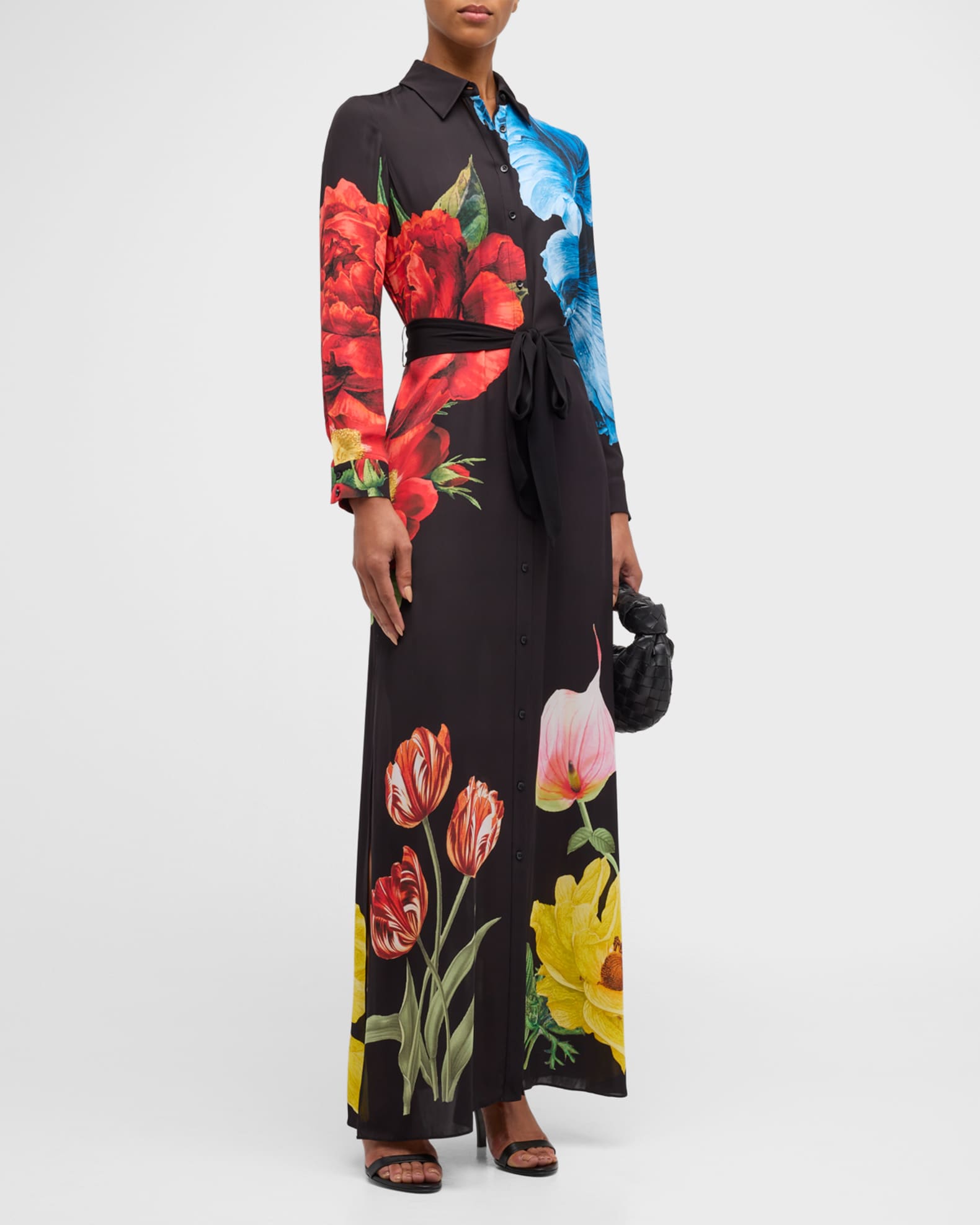 Alice + Olivia Le Parisien Chassidy Maxi Shirtdress | Neiman Marcus