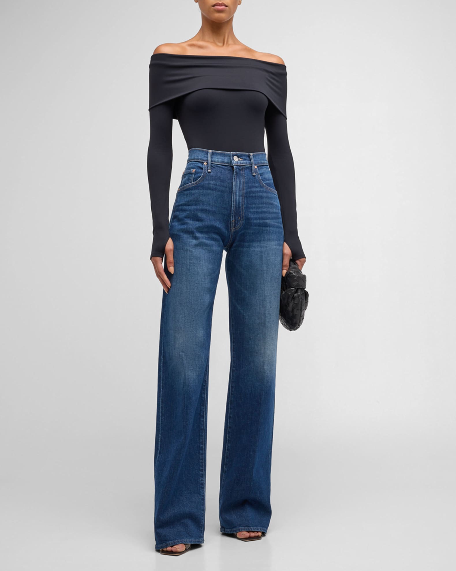 Alice + Olivia Elia Off-Shoulder Bodysuit | Neiman Marcus