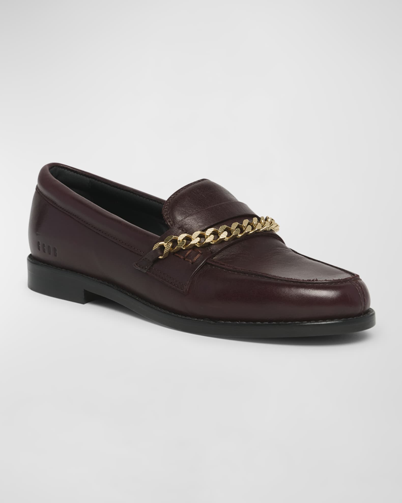 Golden Goose Jerry Chain Leather Penny Loafers | Neiman Marcus