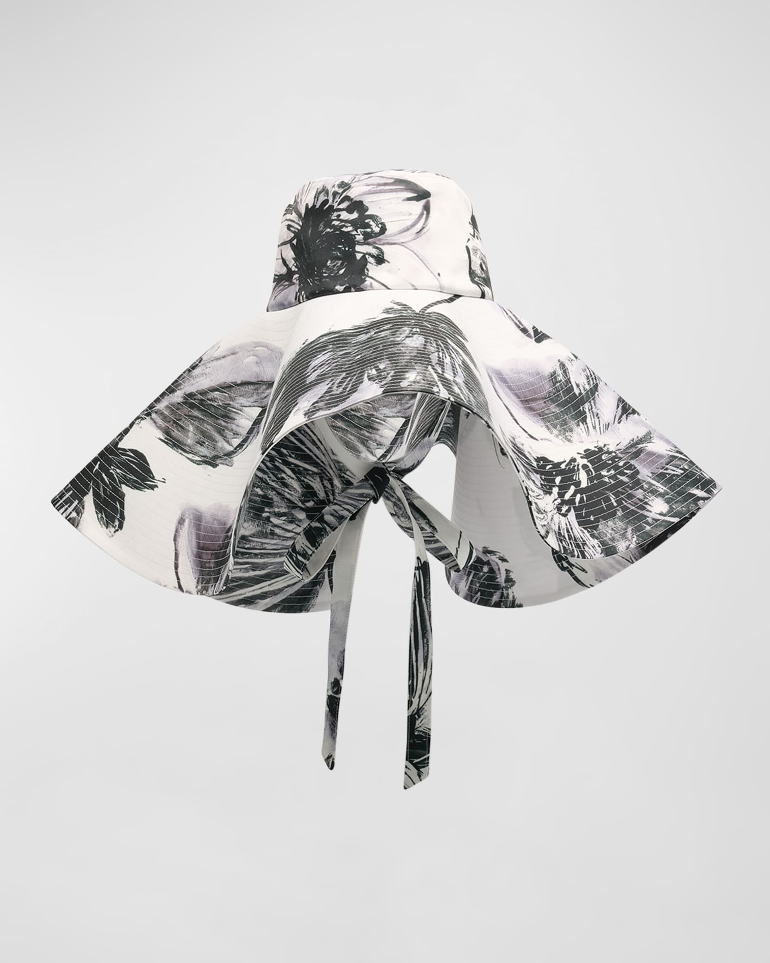 Eugenia Kim Giselle Packable Floral Large Brim Hat | Neiman Marcus