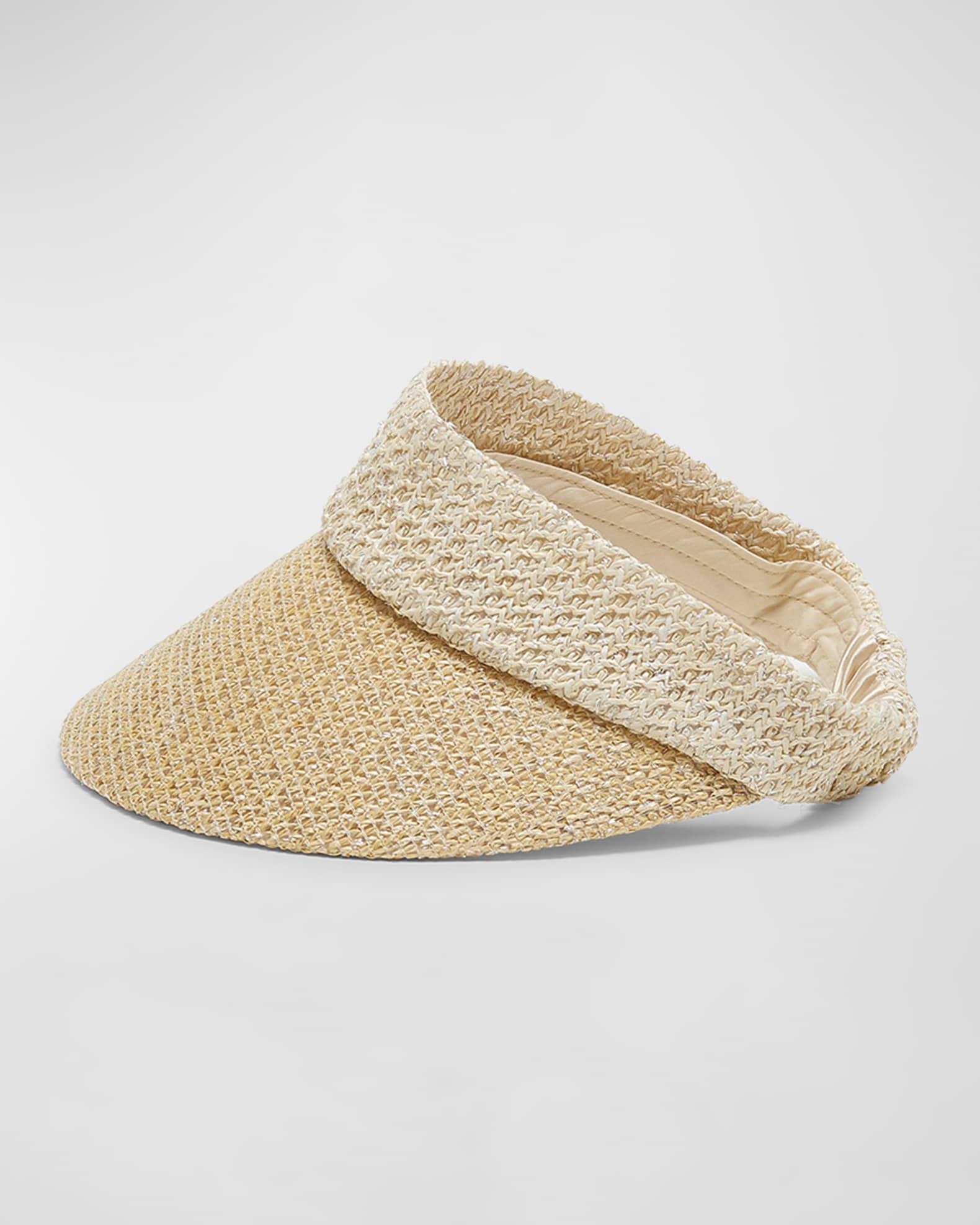 Eugenia Kim Micky Woven Visor | Neiman Marcus