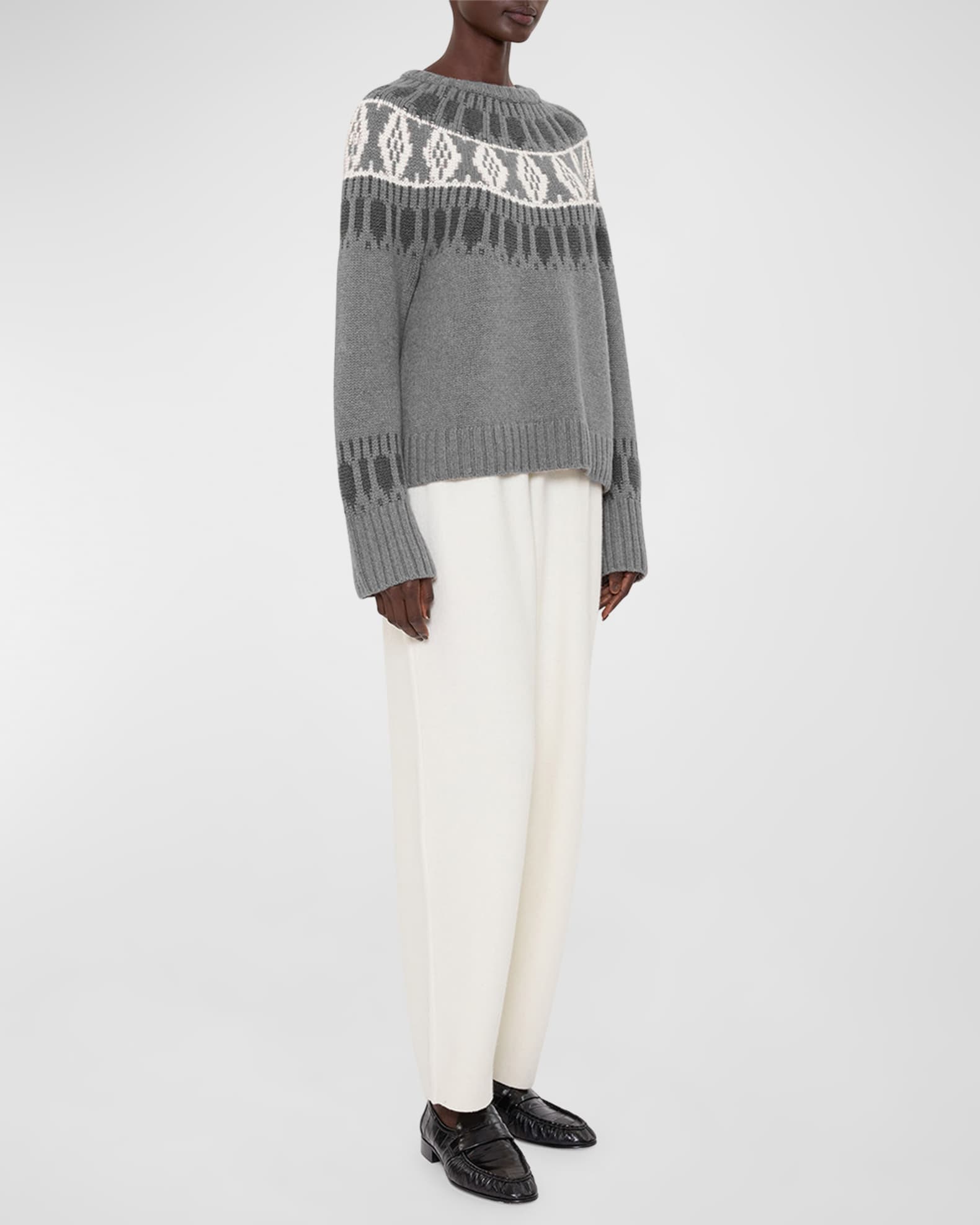 arch4 Jackson Cashmere Fair Isle Sweater | Neiman Marcus