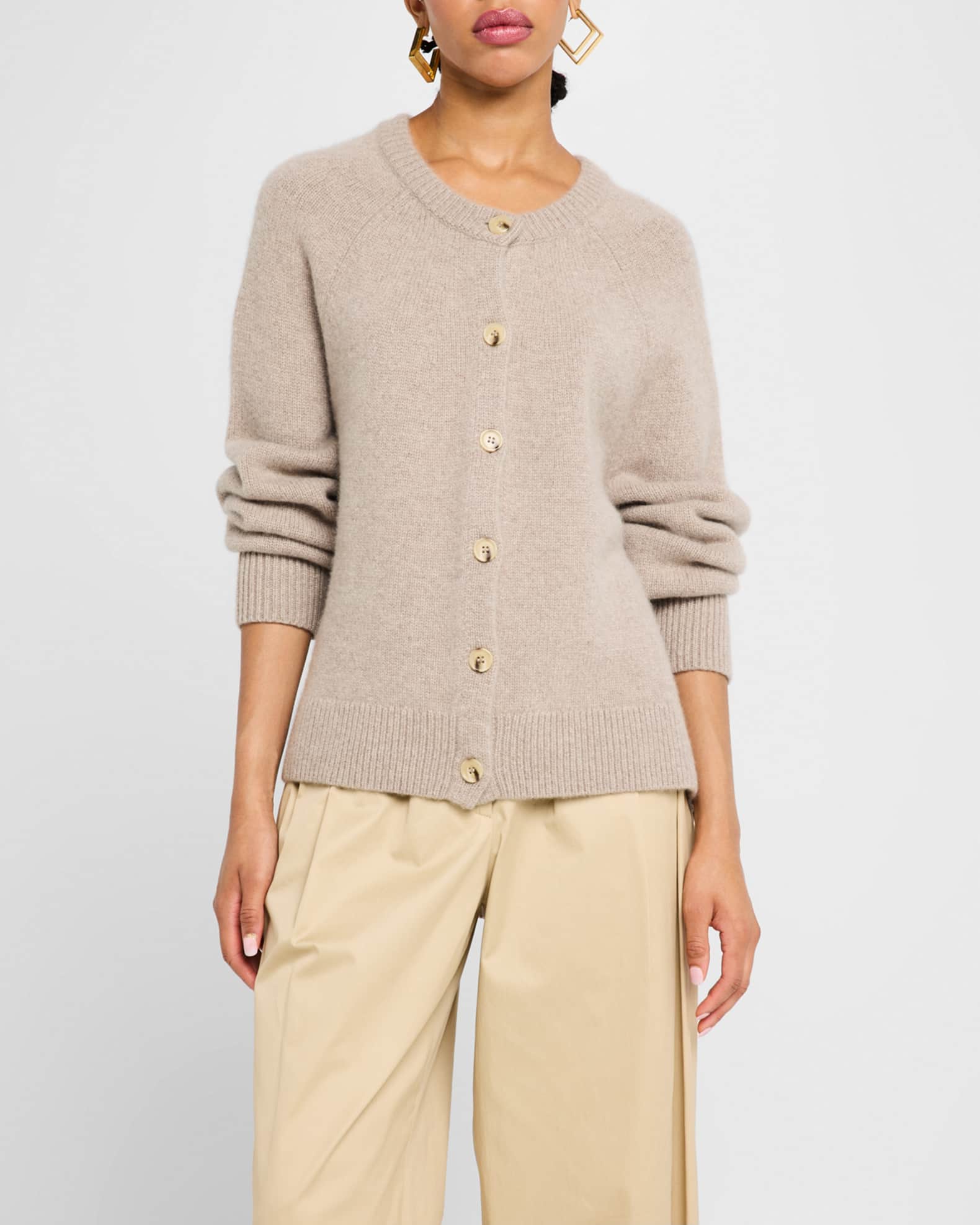 arch4 Belgravia Button-Down Cashmere Cardigan | Neiman Marcus