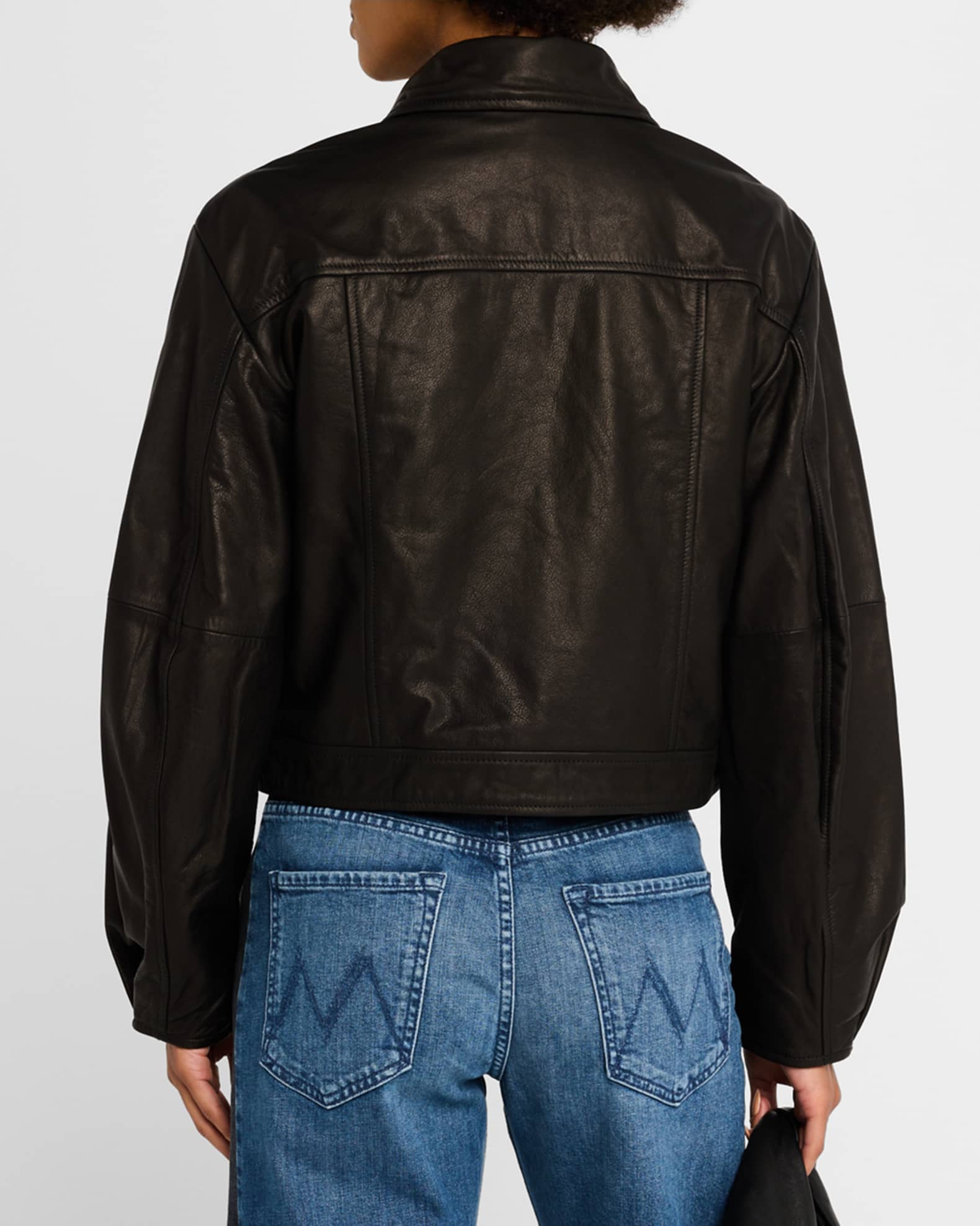 PAIGE Clyde Leather Jacket | Neiman Marcus