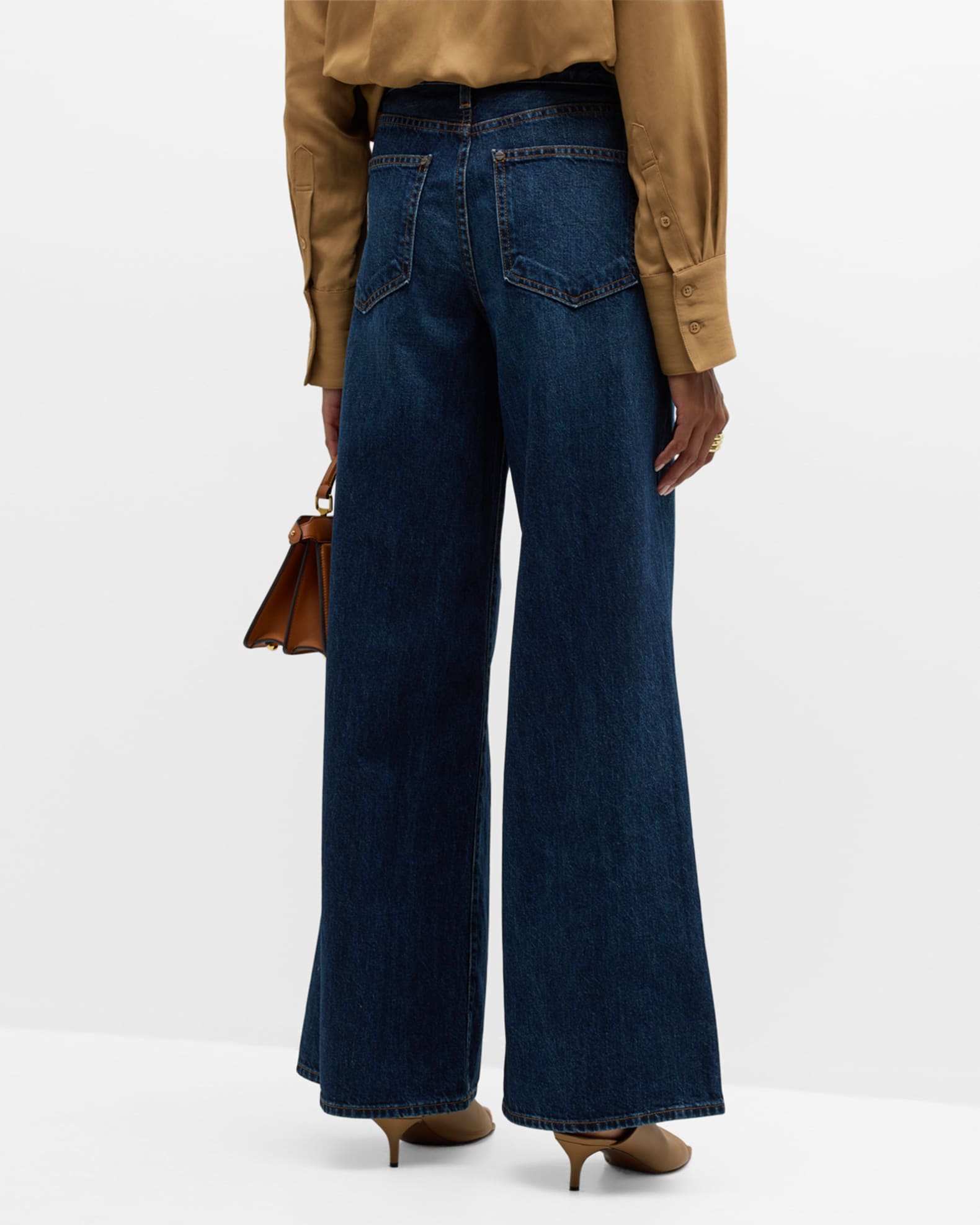 TWP Tiny Dancer Wide-Leg Denim Jeans | Neiman Marcus