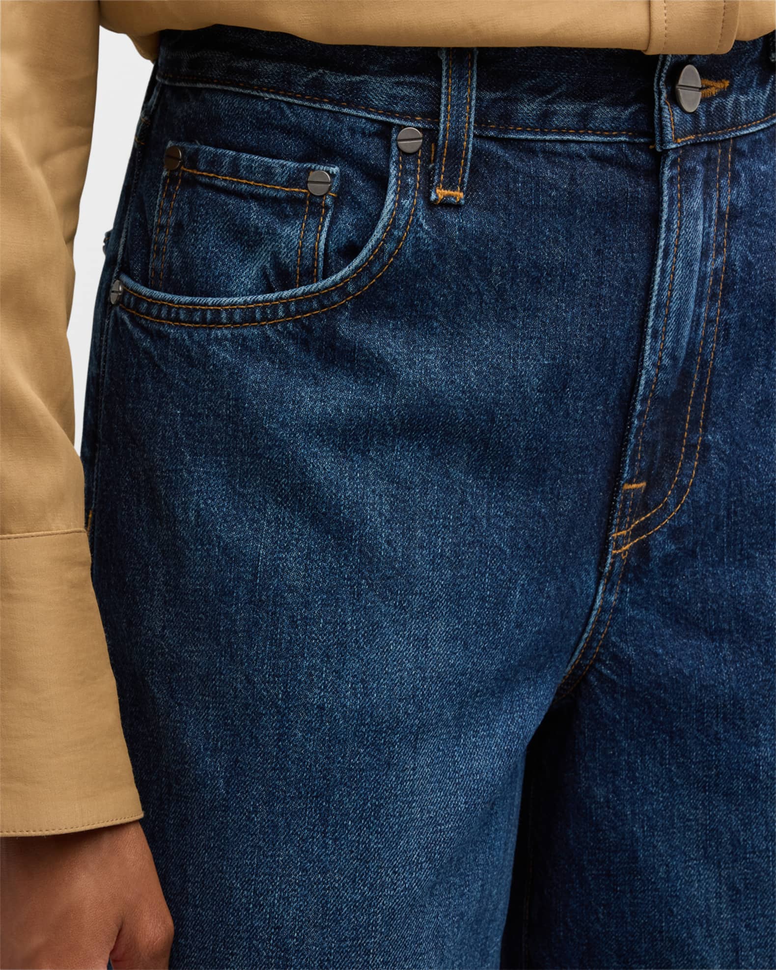 TWP Tiny Dancer Wide-Leg Denim Jeans | Neiman Marcus