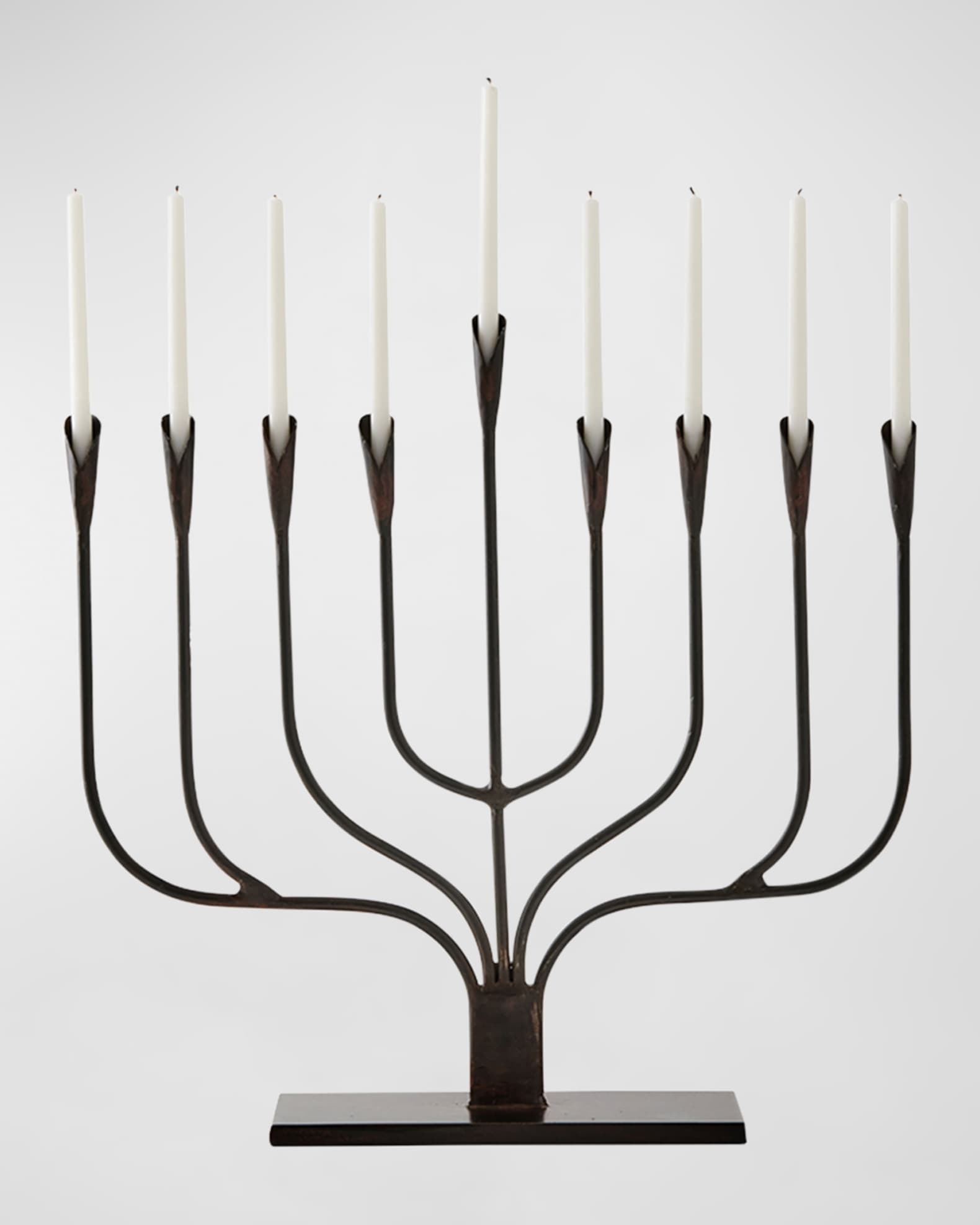 Jan Barboglio Cast Iron Menorah | Neiman Marcus