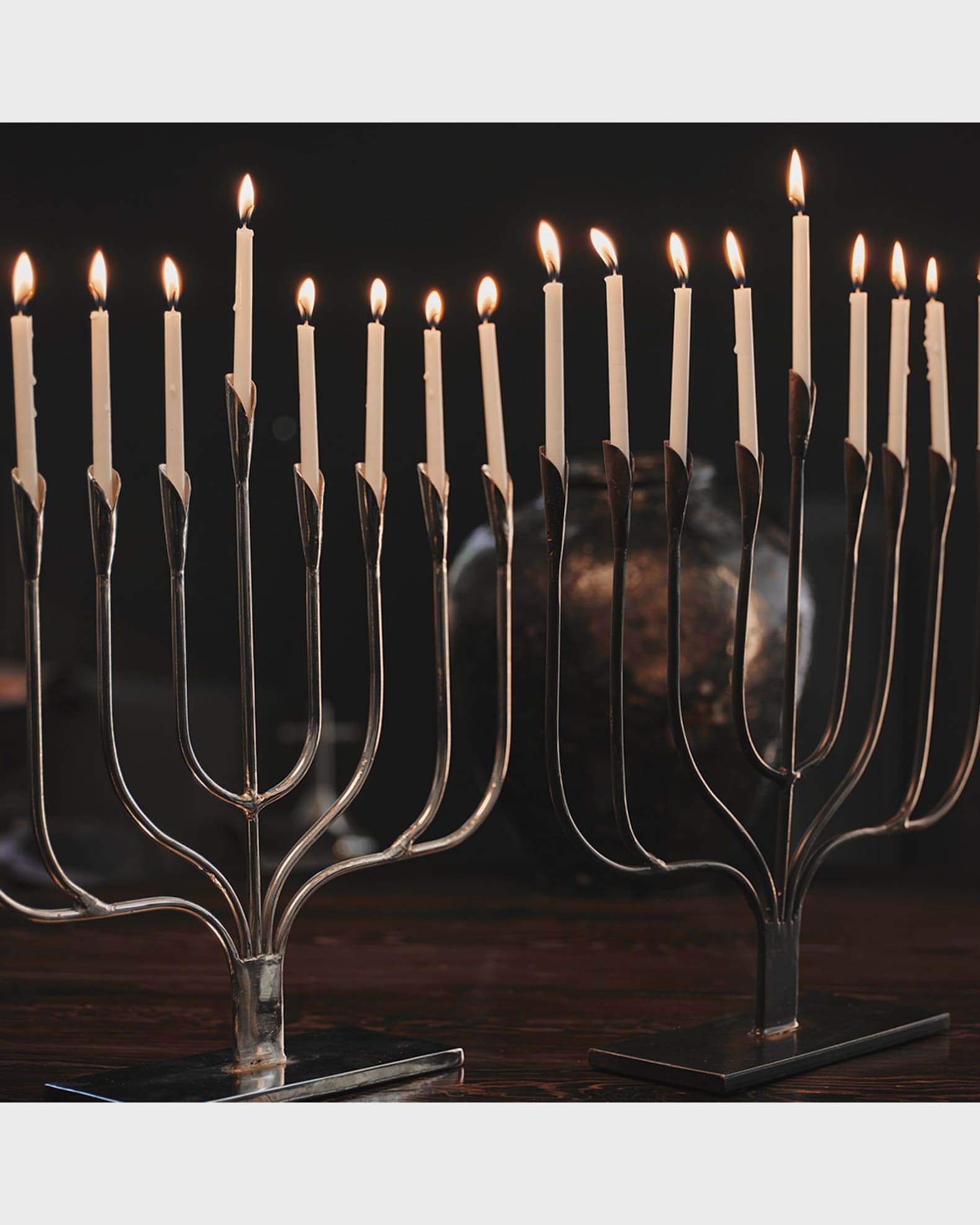 Jan Barboglio Cast-Iron Menorah | Neiman Marcus