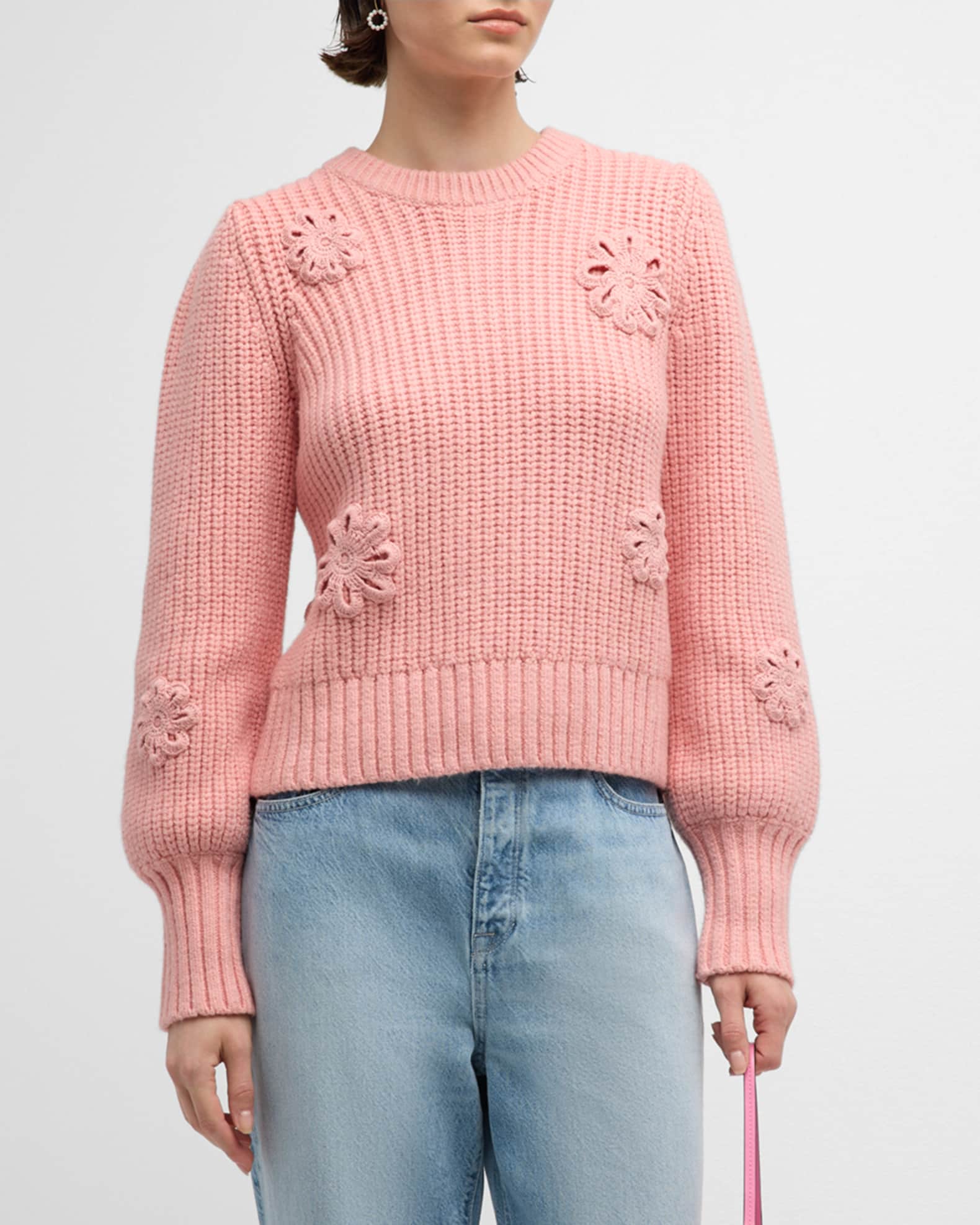 Rails Romy Floral Crewneck Sweater | Neiman Marcus