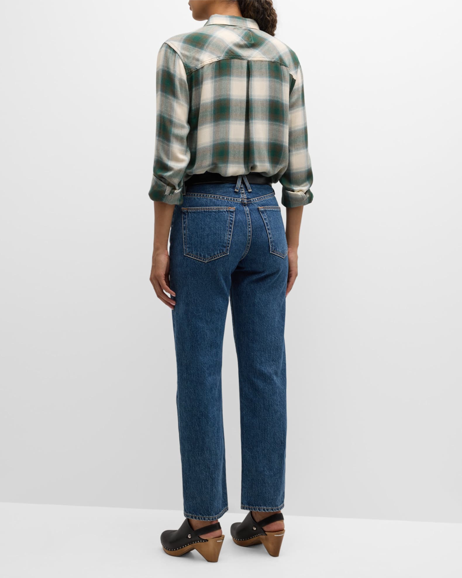 Rails Hunter Plaid Button-Front Shirt | Neiman Marcus