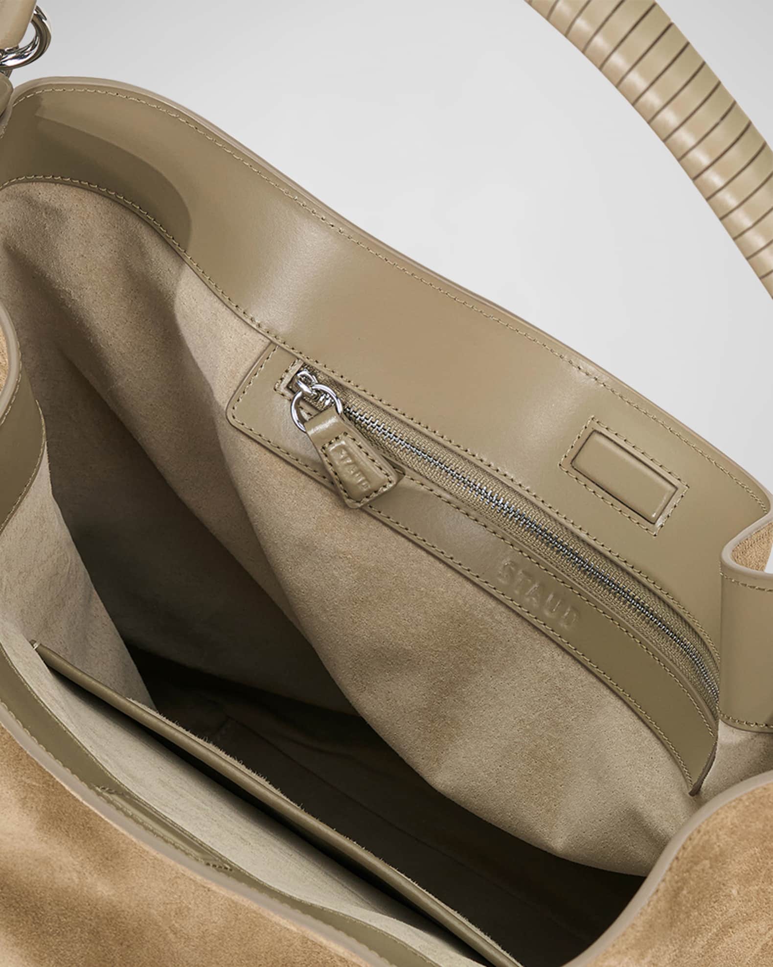 STAUD Perry Suede Hobo Bag | Neiman Marcus