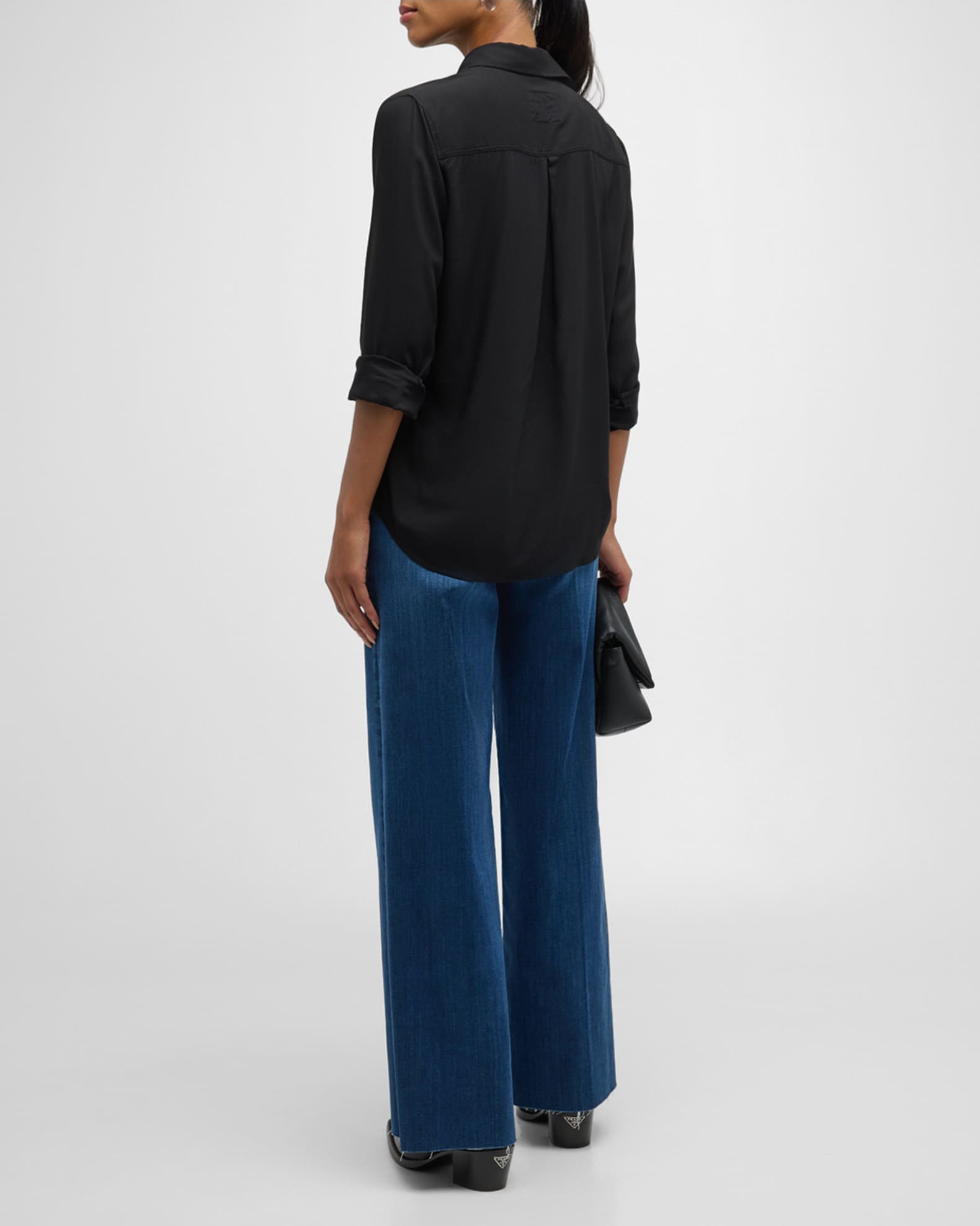 Rails Wren Button-Front Shirt | Neiman Marcus