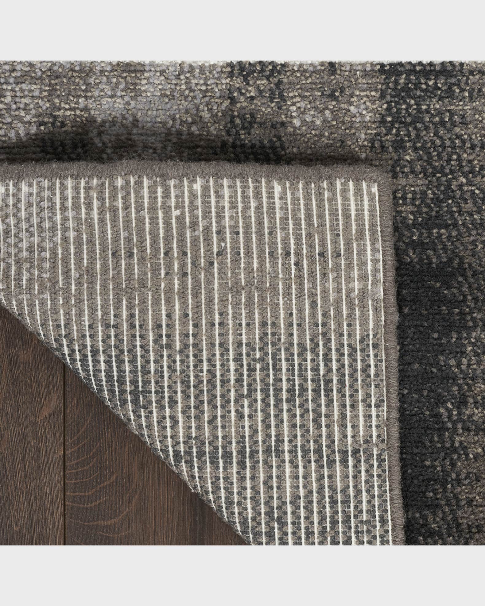 Charcoal Stroke Power-Loomed Rug | Neiman Marcus