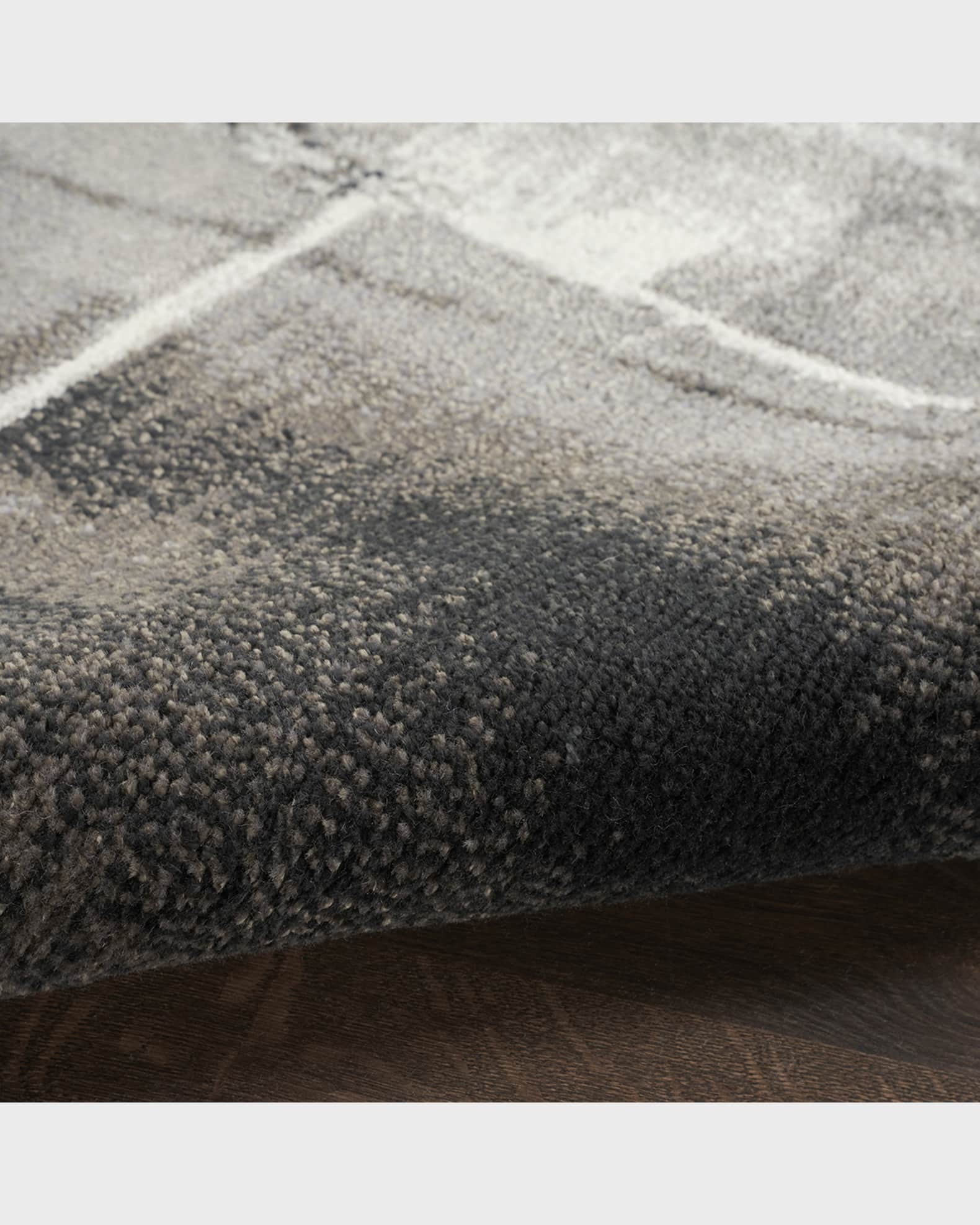 Charcoal Stroke Power-Loomed Rug | Neiman Marcus