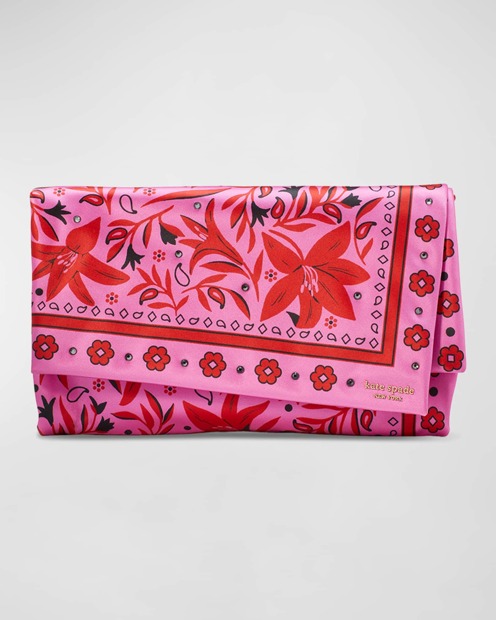 kate spade new york fold bandana printed fabric crossbody bag | Neiman ...