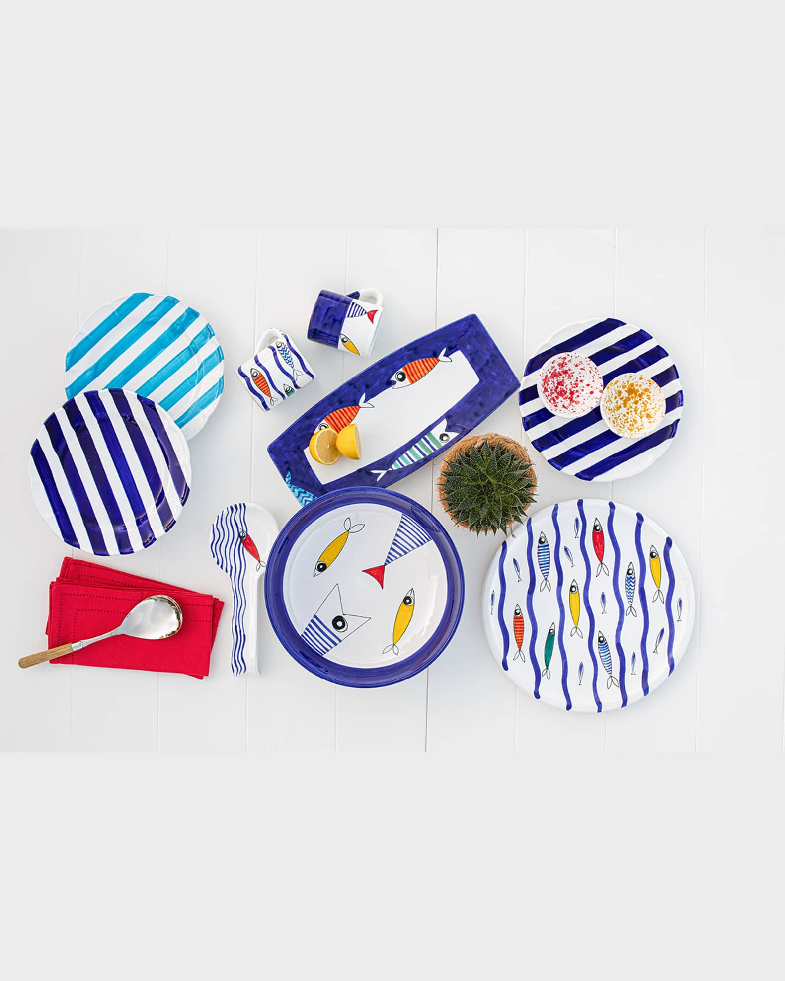Pesce Pazzo Dinnerware Collection | Neiman Marcus