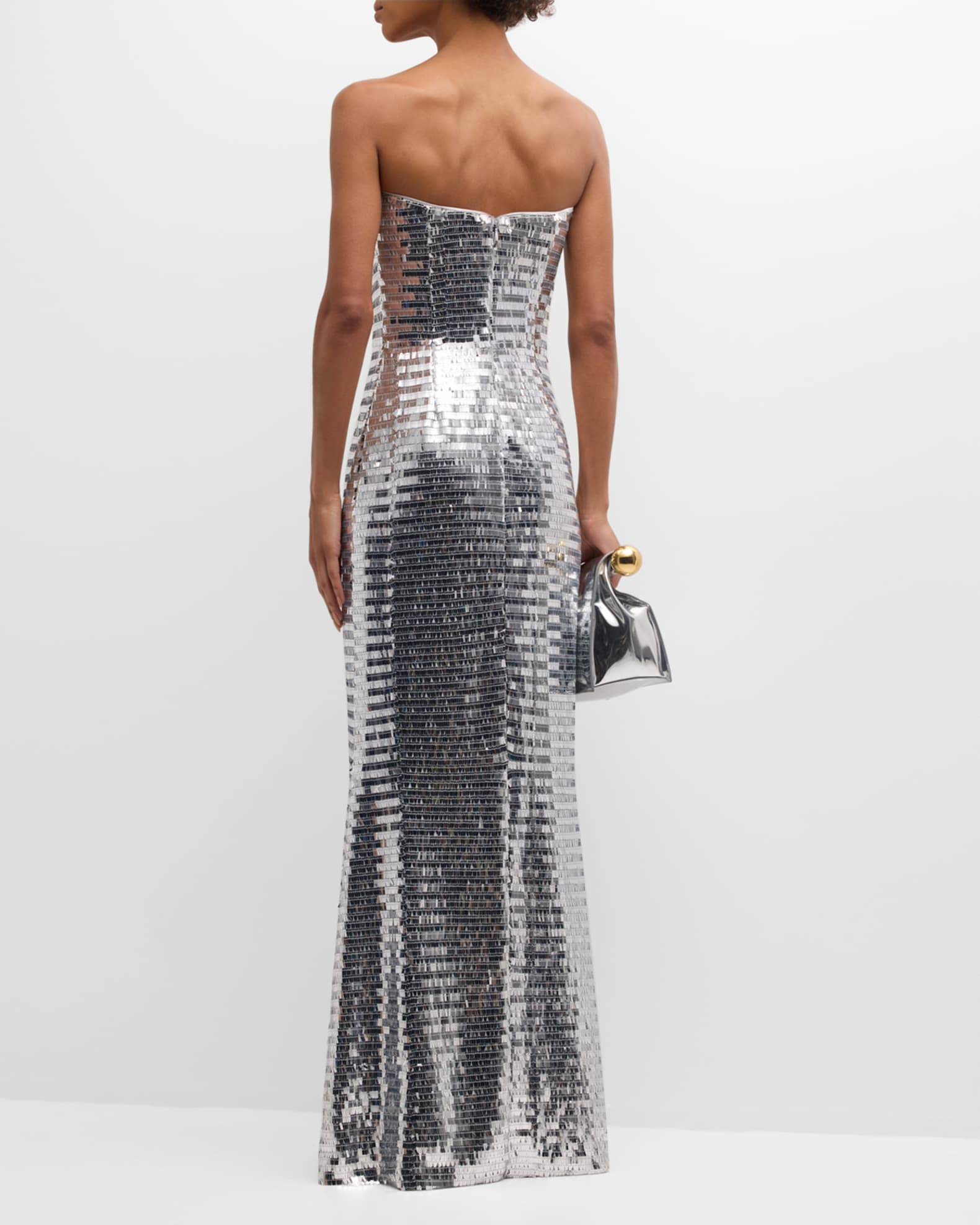 SIMONMILLER Sculpty Strapless Sequined Dress | Neiman Marcus