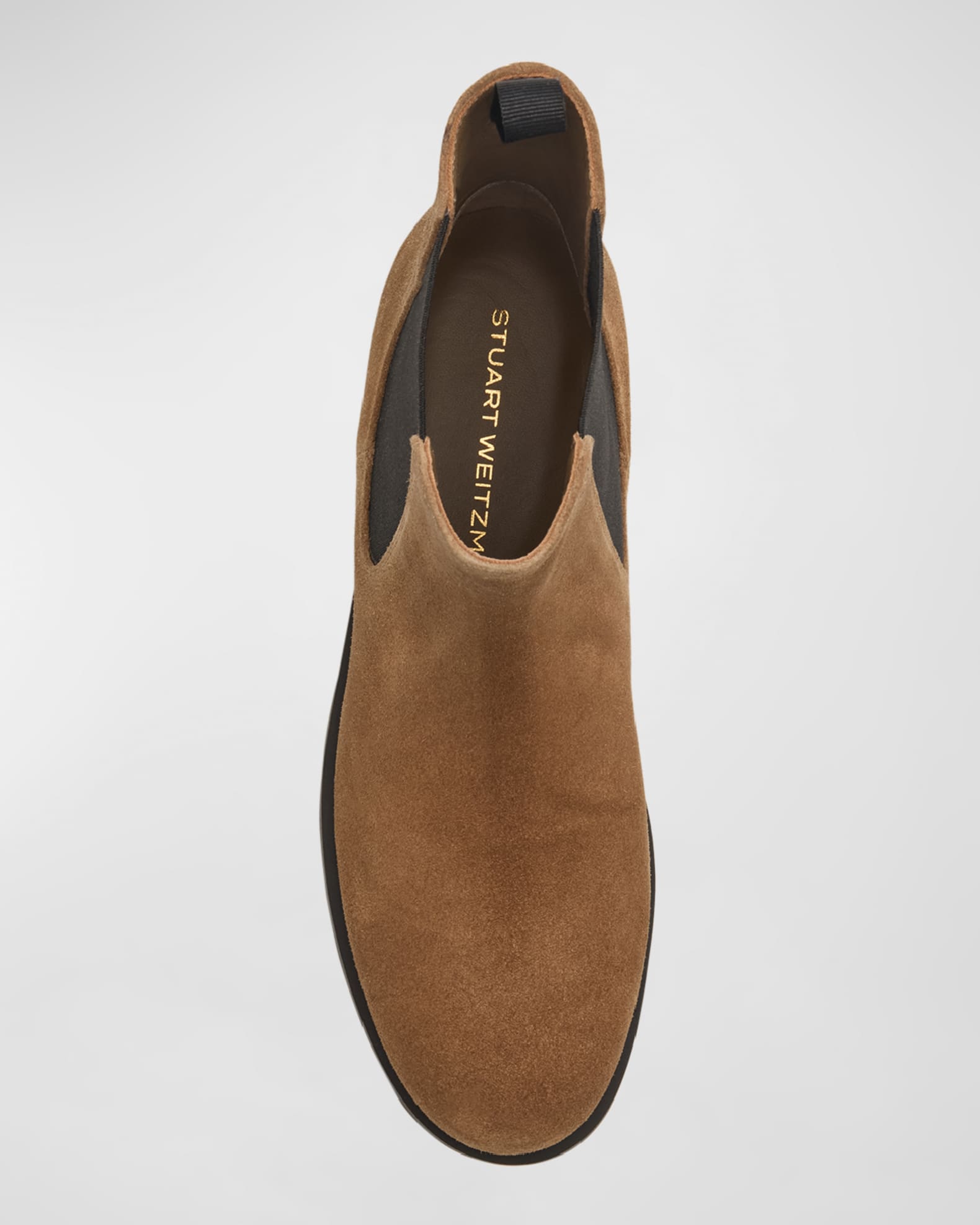 Stuart Weitzman Izzie Suede Chelsea Booties | Neiman Marcus