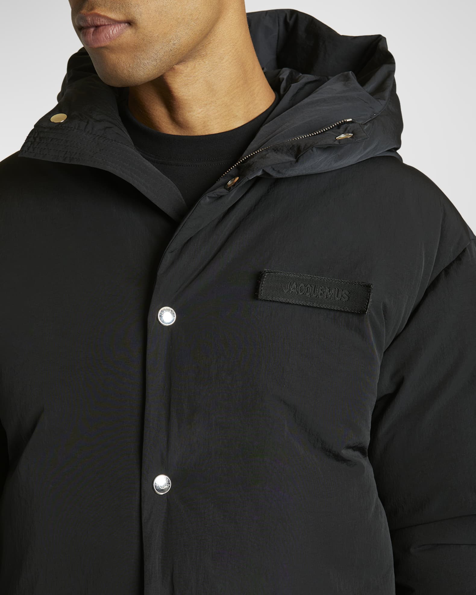 Jacquemus Men's La Doudoune Hooded Puffer Jacket | Neiman Marcus