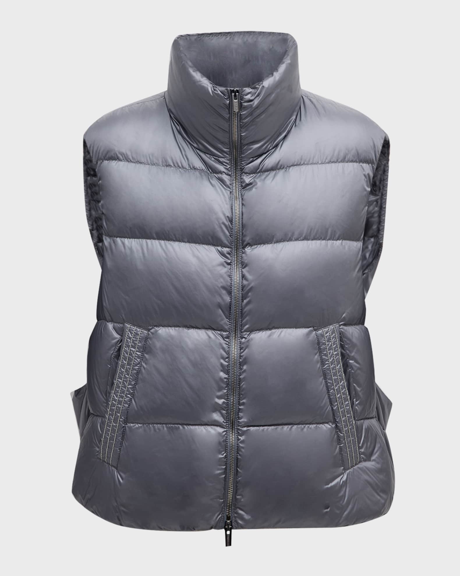 Peserico Chain-Trim Puffer Vest | Neiman Marcus