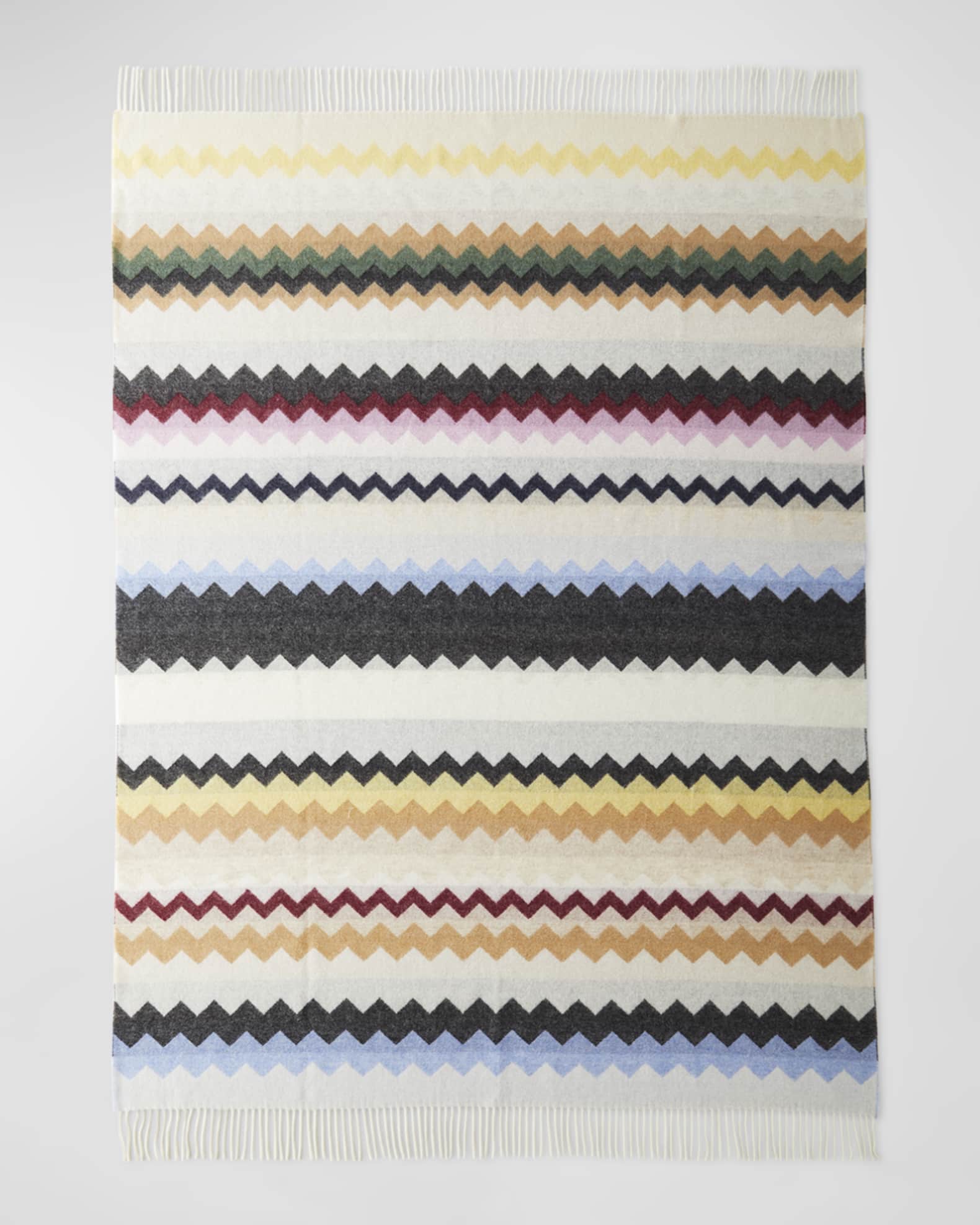 Missoni Home Clifford Wool-Blend Throw Blanket, 51" x 75" | Neiman Marcus