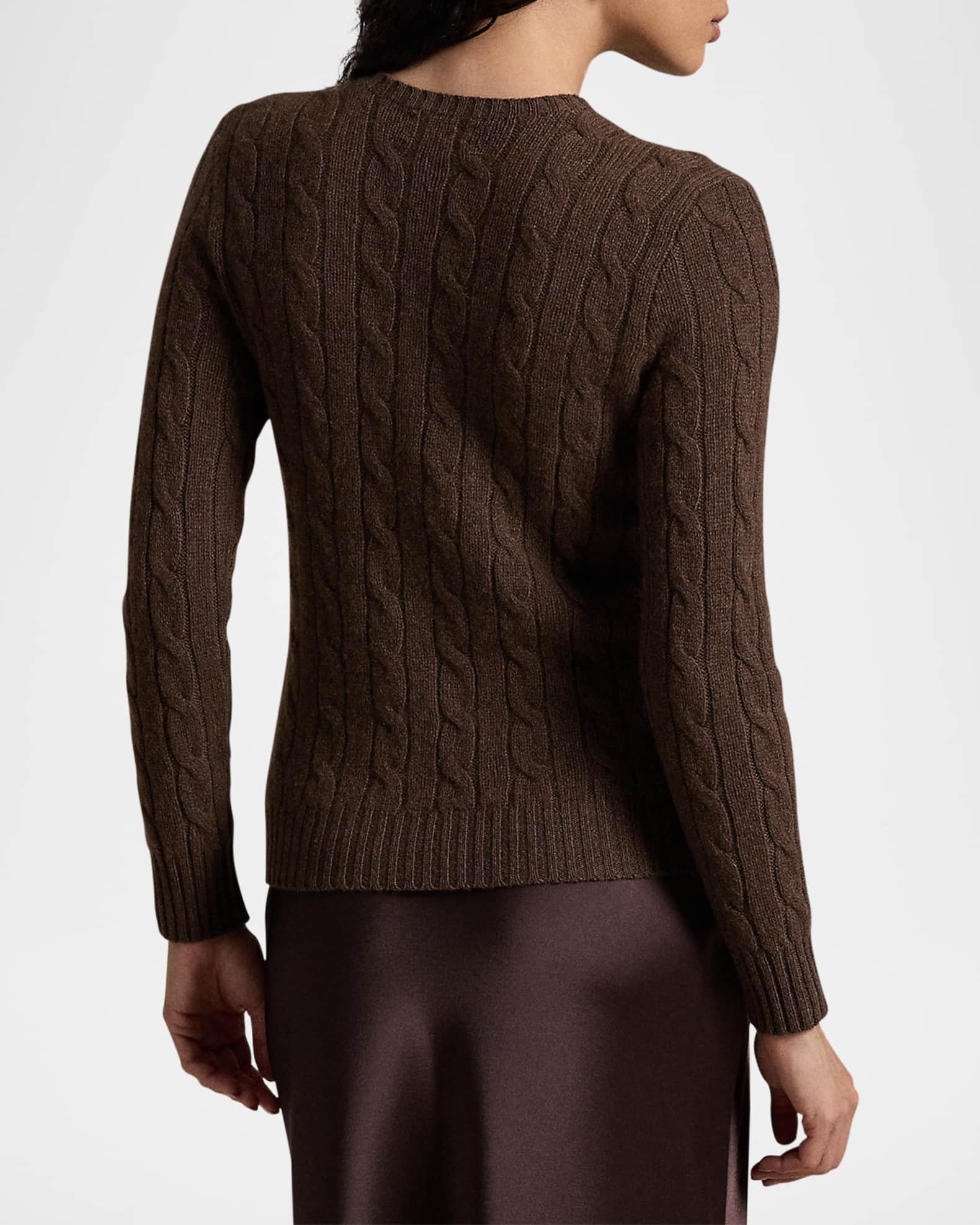 Polo Ralph Lauren Cable-Knit Cashmere Sweater | Neiman Marcus