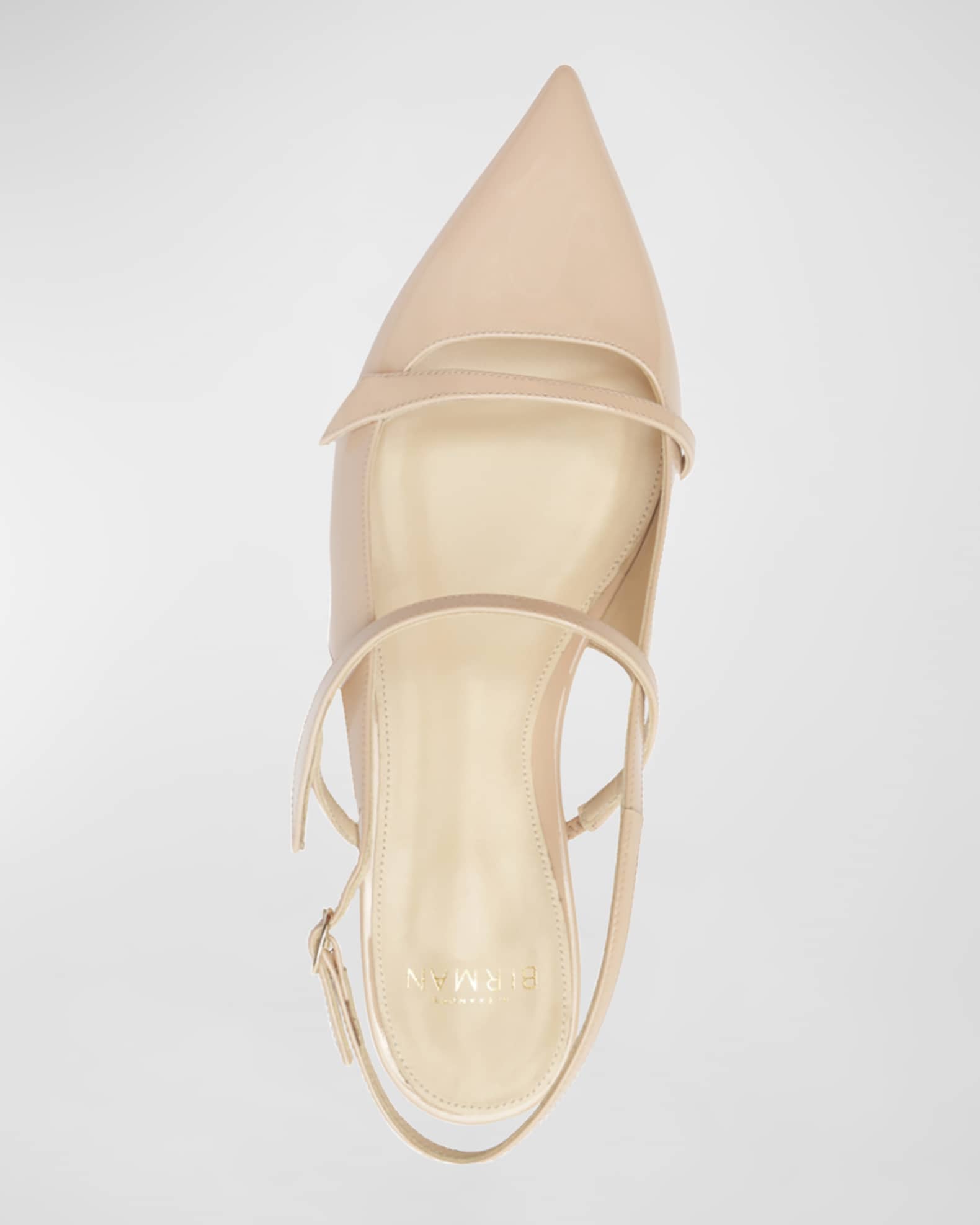 Alexandre Birman Tita Patent Slingback Ballerina Flats | Neiman Marcus