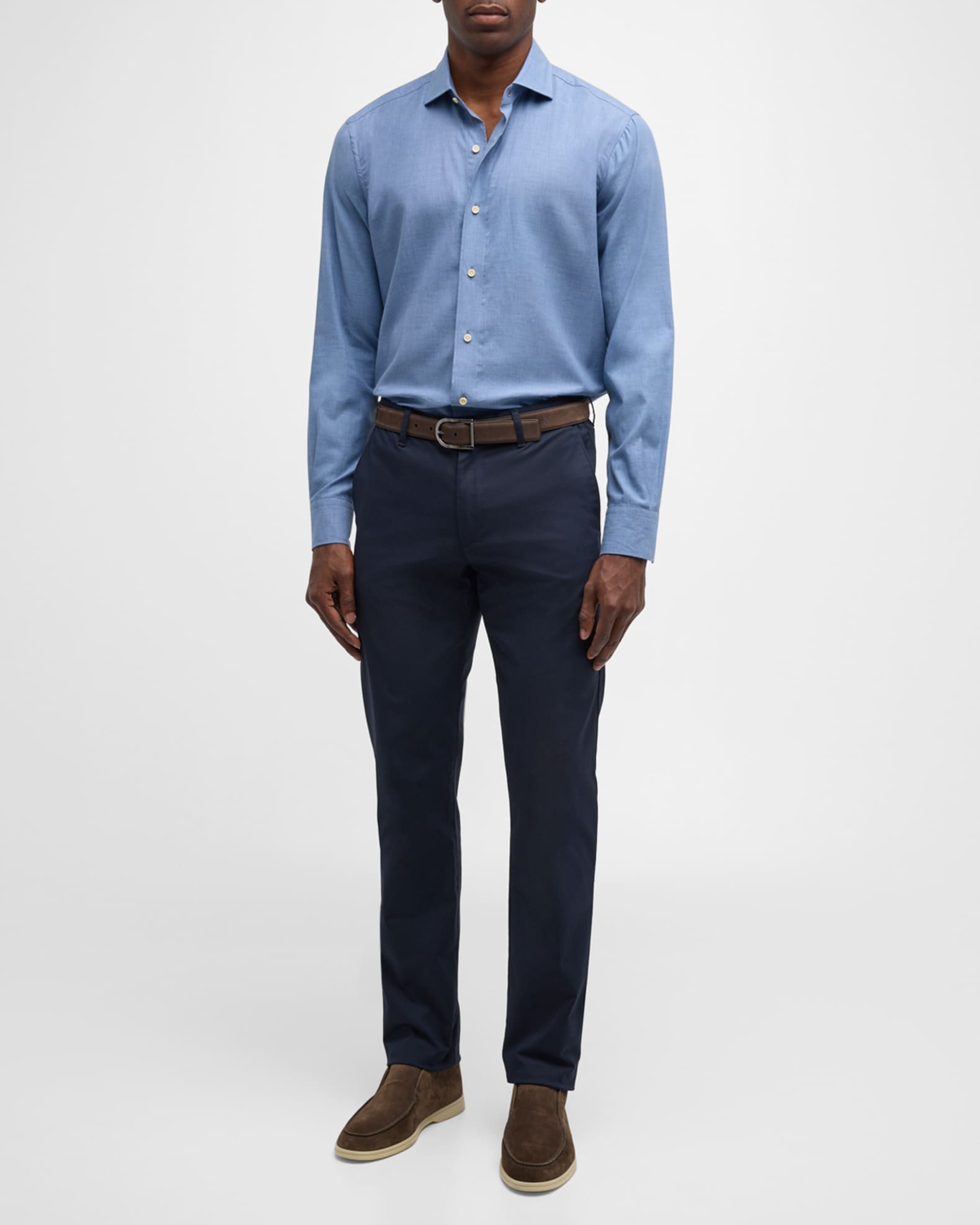 Peter Millar Men's Cumbria Flanella Sport Shirt | Neiman Marcus