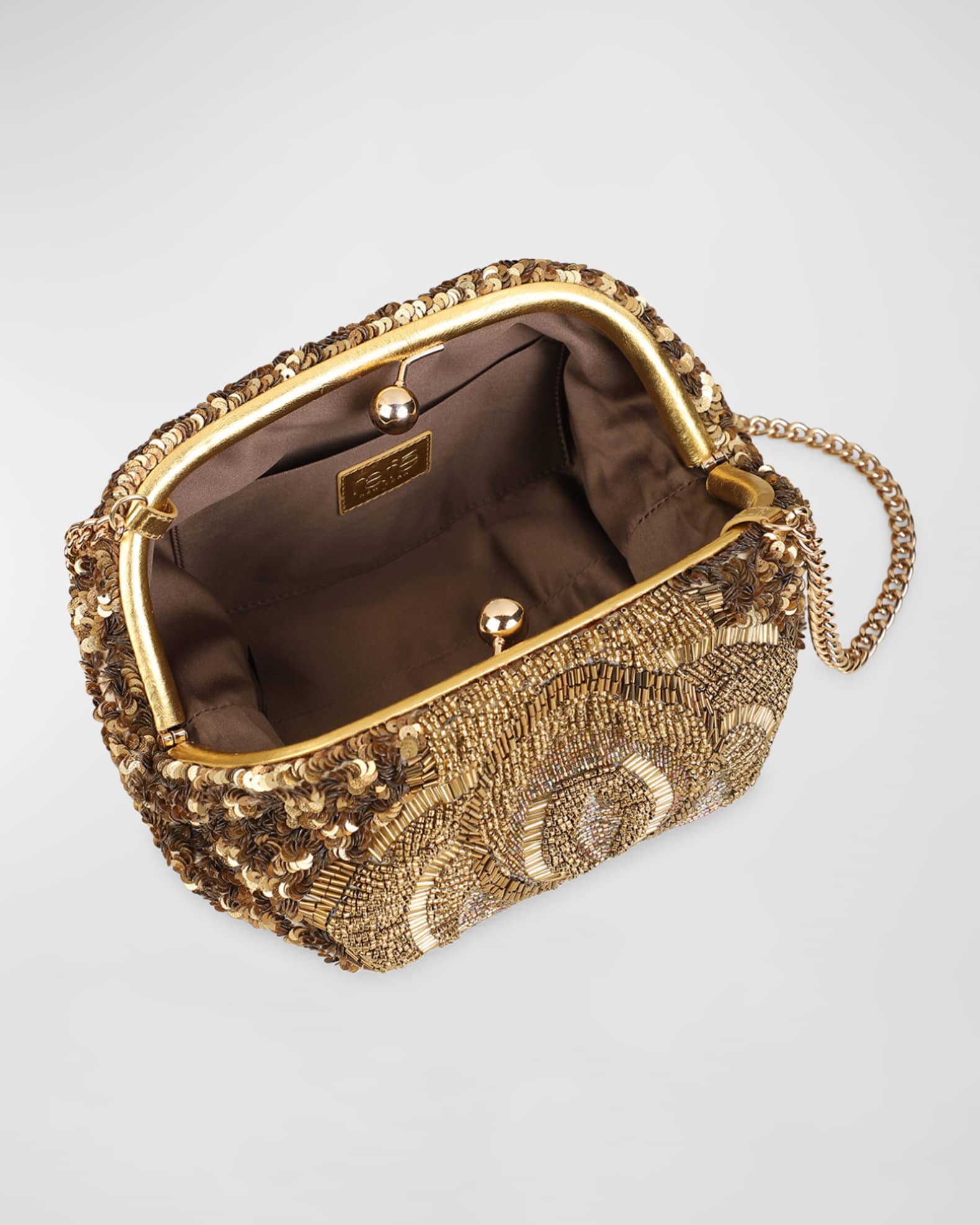Rafe Aya Beaded Frame Clutch Bag | Neiman Marcus