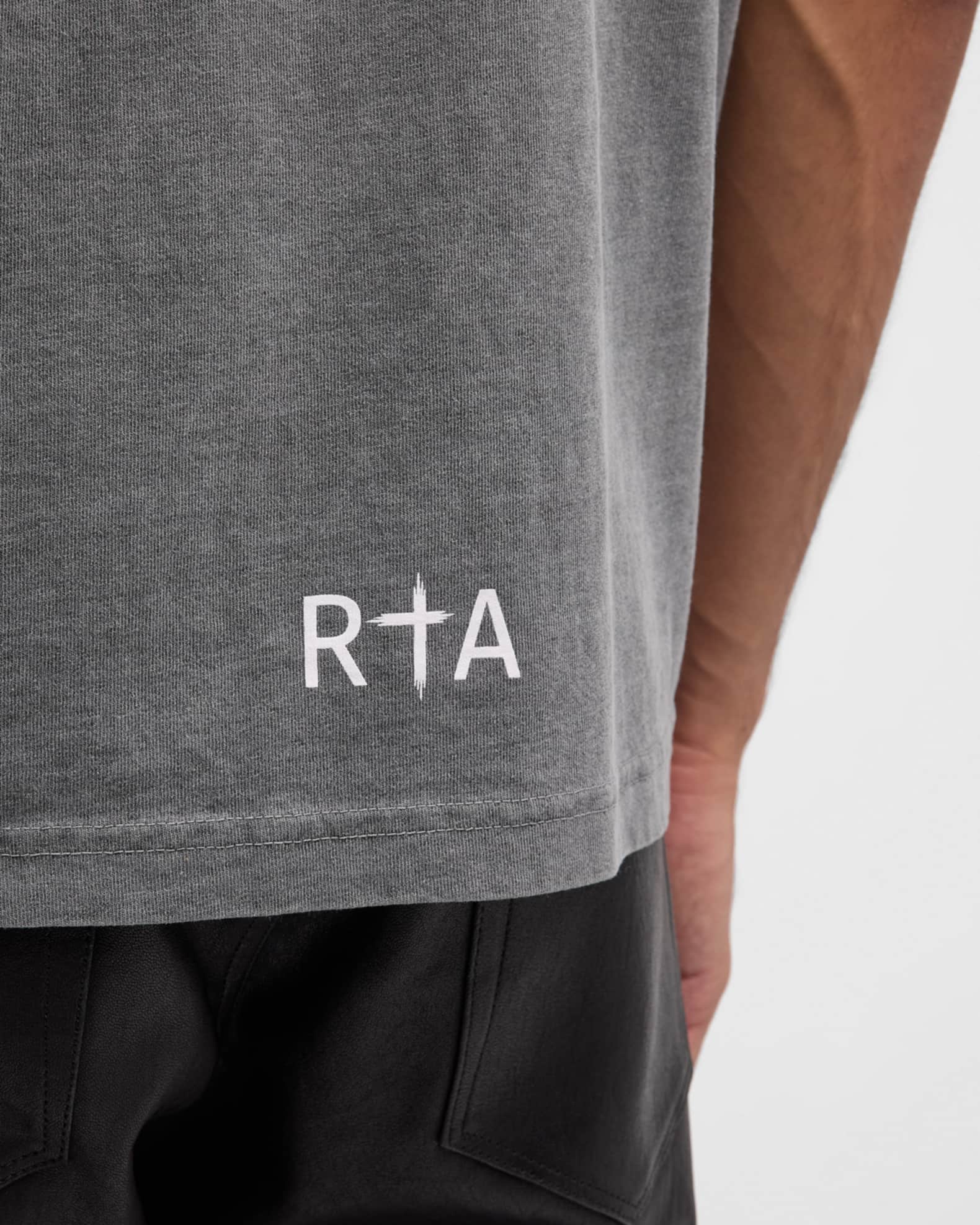 RTA Men's Faded Logo T-Shirt | Neiman Marcus