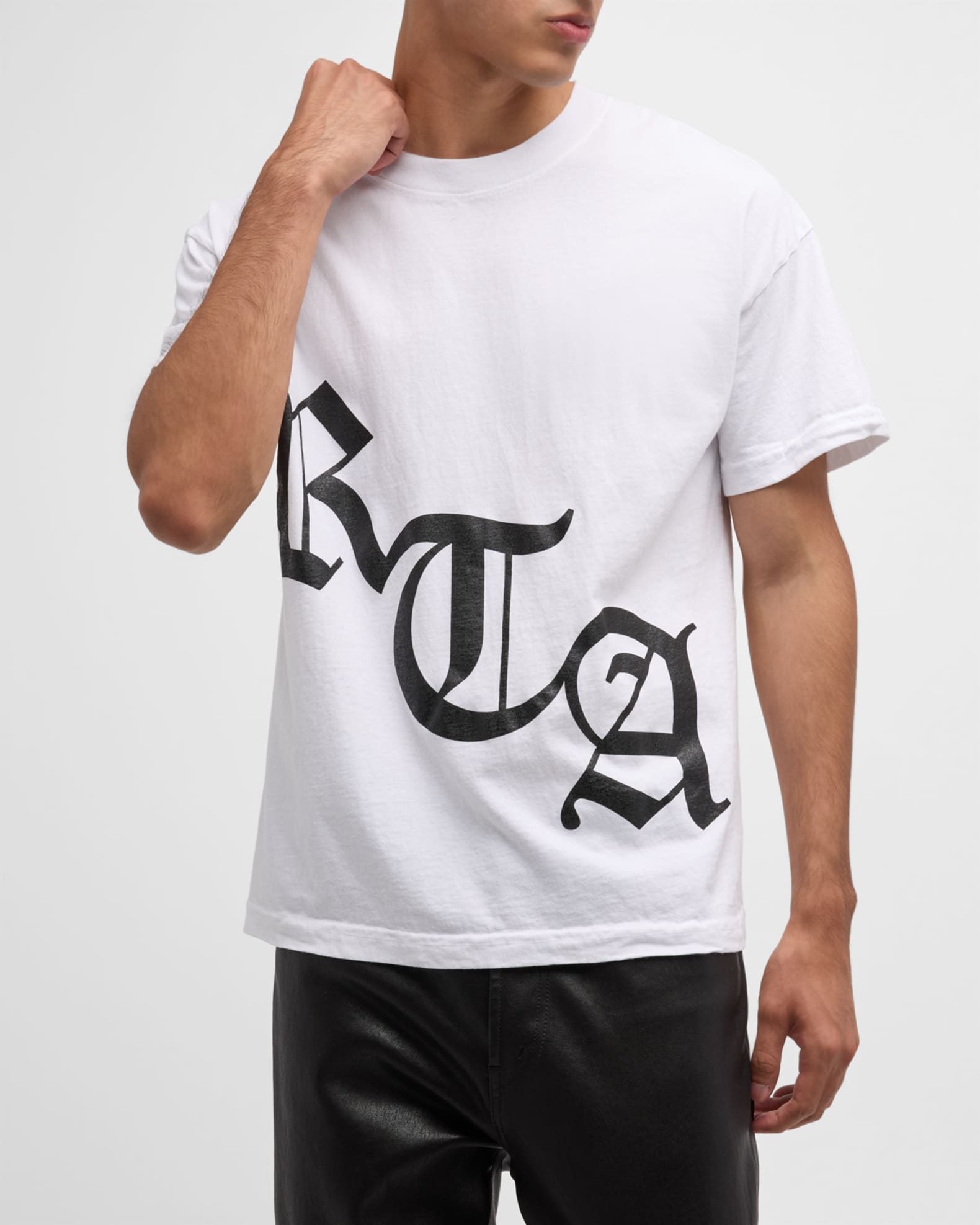 RTA Men's Logo-Print T-Shirt | Neiman Marcus
