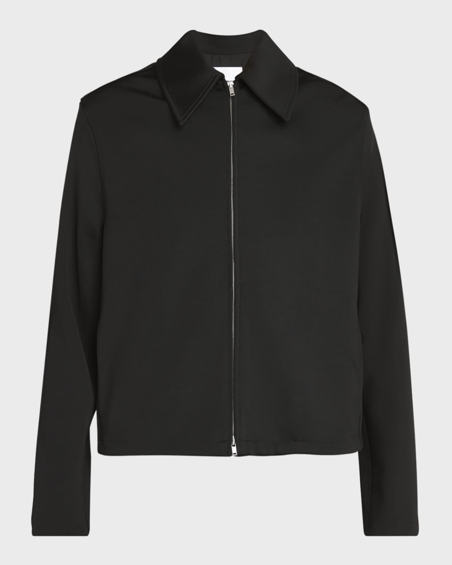 Jil Sander Collared Zip Jacket | Neiman Marcus