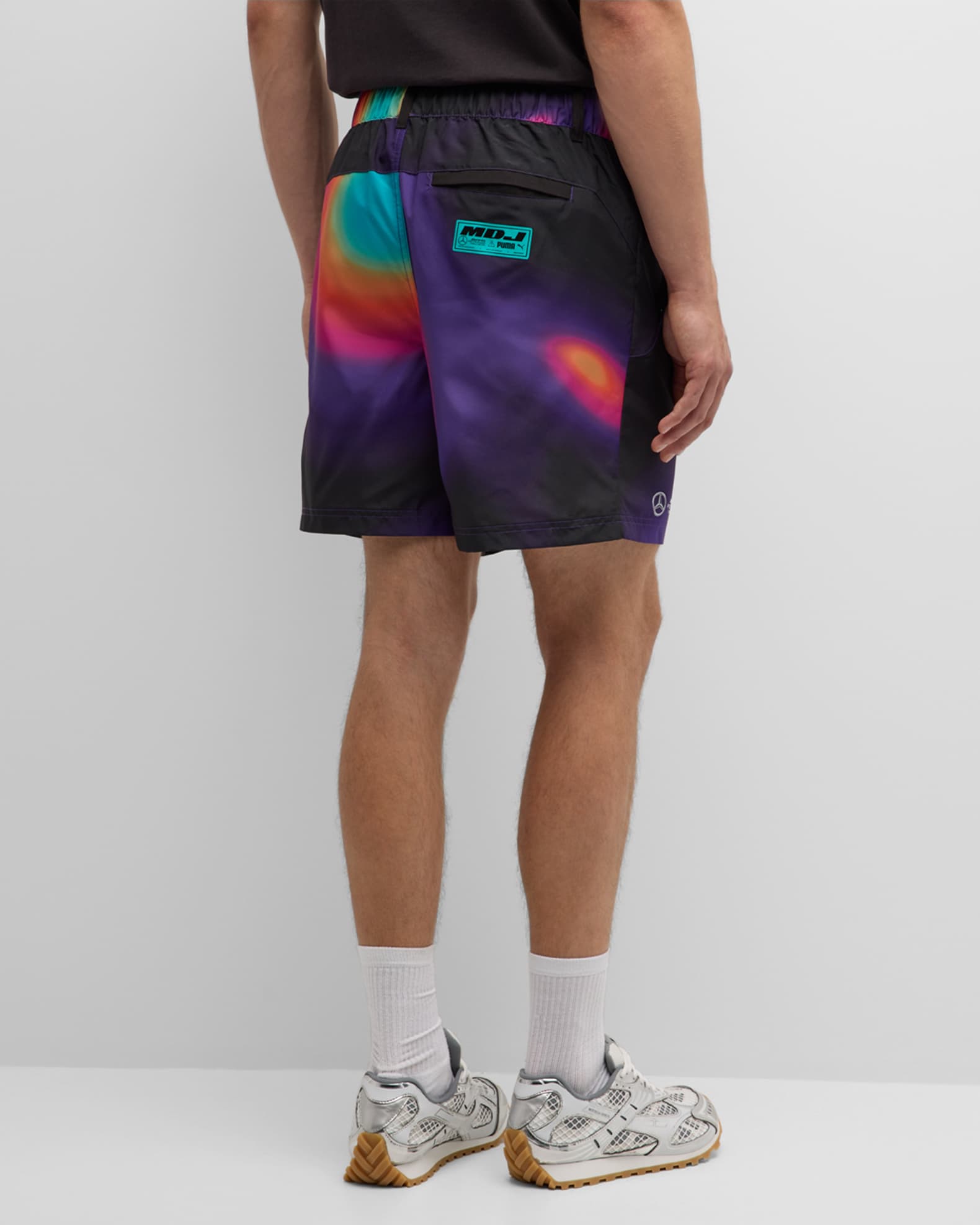 Puma Men's Mercedes-AMG Petronas F1 x Mad Dog Jones Shorts | Neiman Marcus