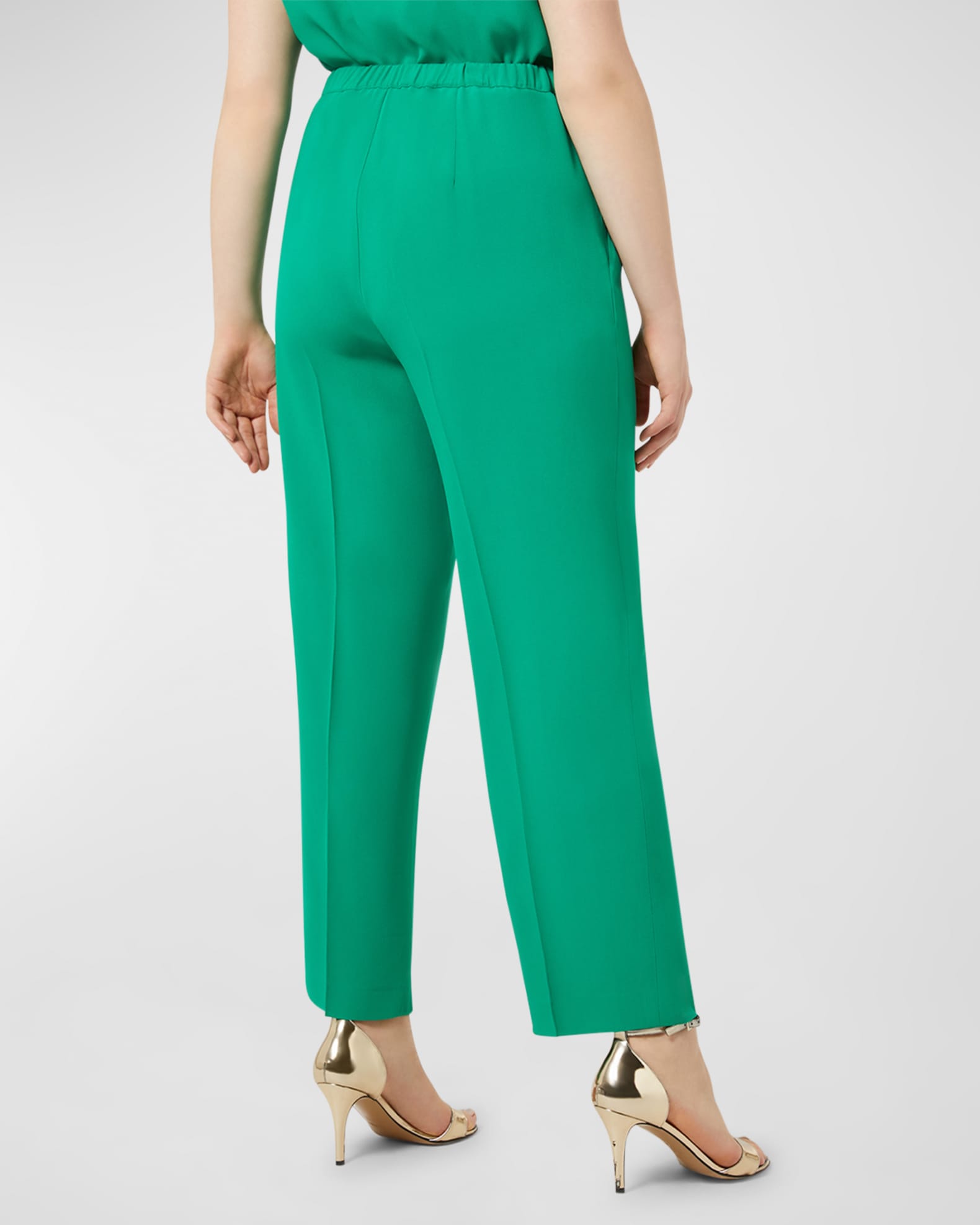 Marina Rinaldi Plus Size Albio Straight-Leg Pants | Neiman Marcus