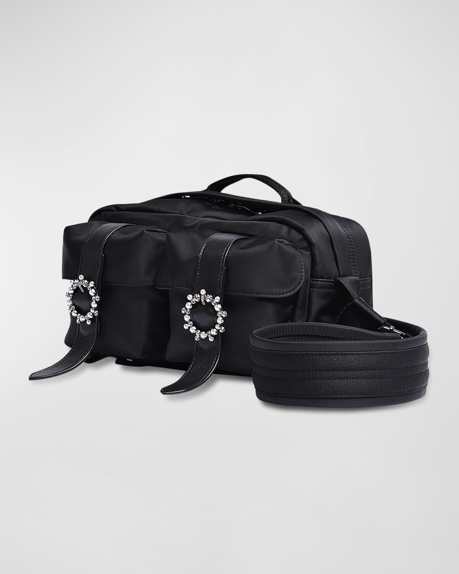 Simone Rocha Classic Buckle Zip Crossbody Bag | Neiman Marcus