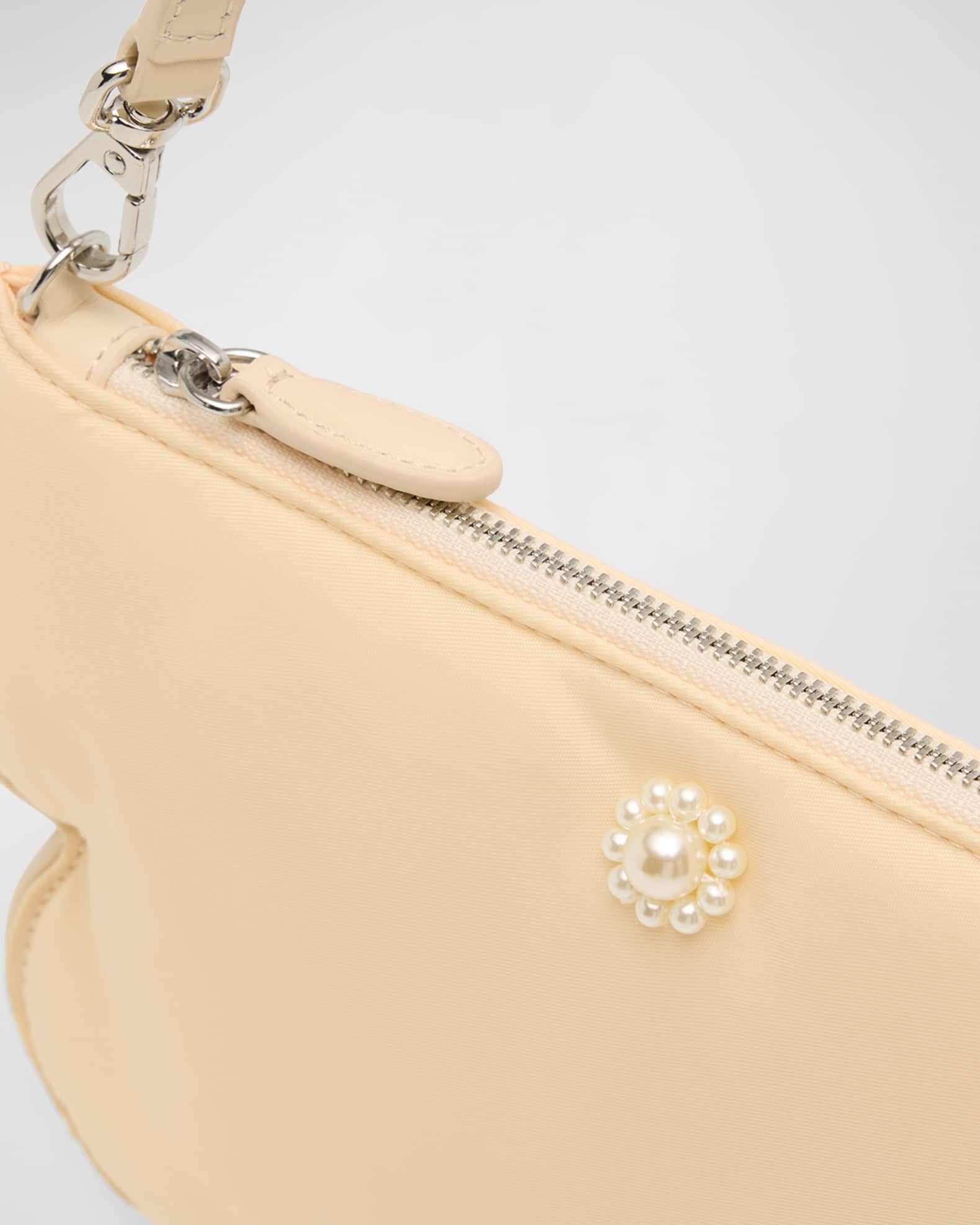 Simone Rocha Daisy Zip Shoulder Bag | Neiman Marcus