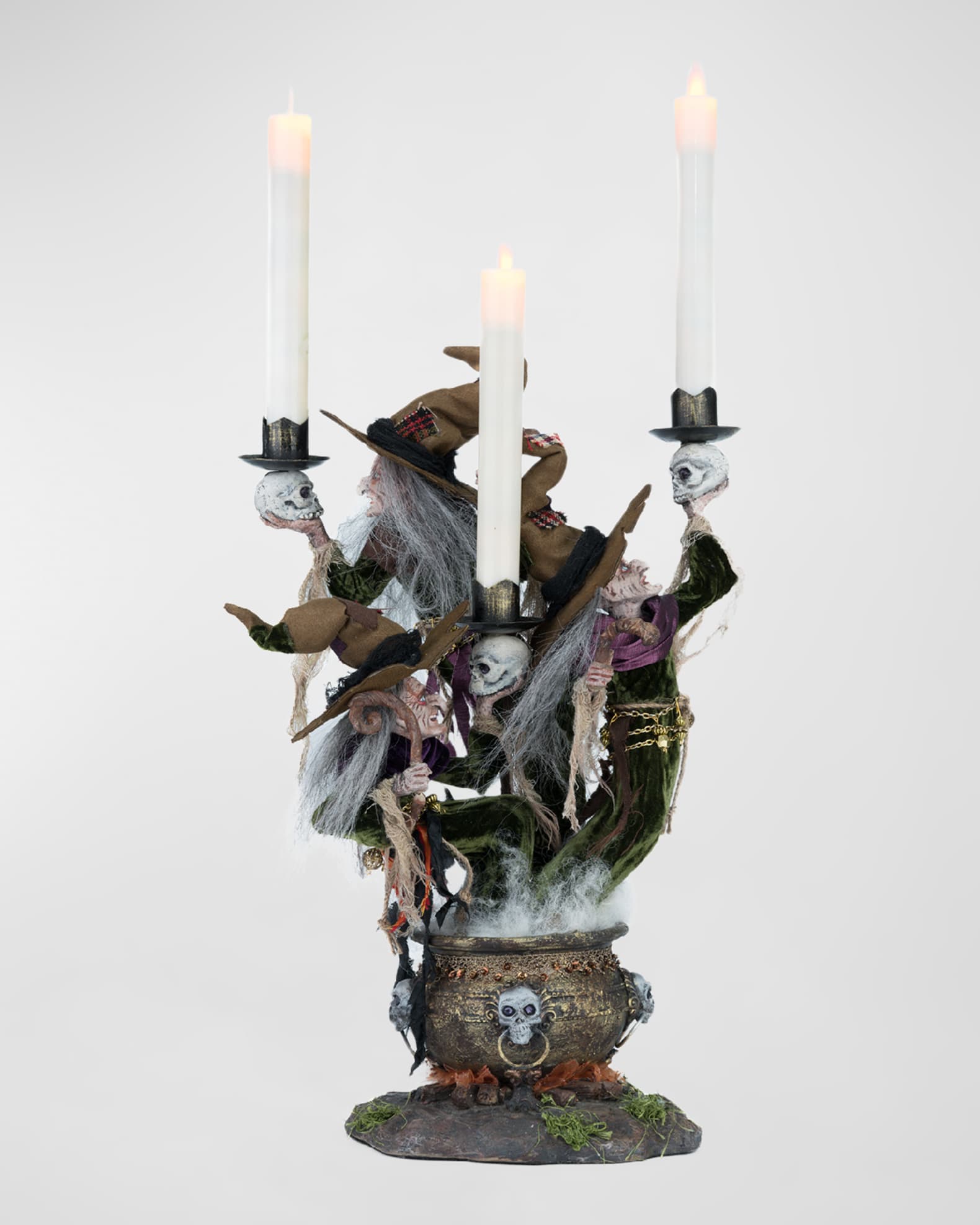 Katherine's Collection Broomstick Acres Witches Candle Holder | Neiman ...