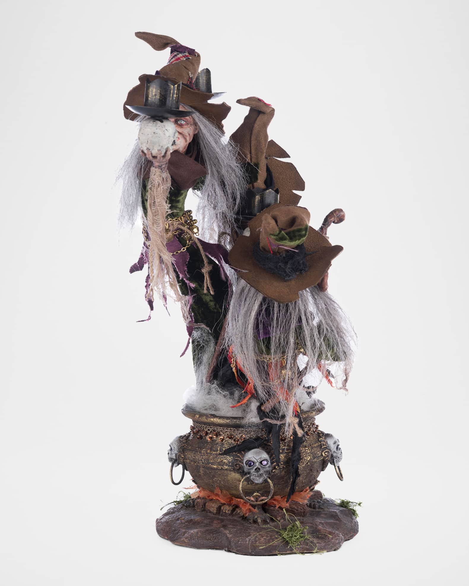 Katherine's Collection Broomstick Acres Witches Candle Holder | Neiman ...