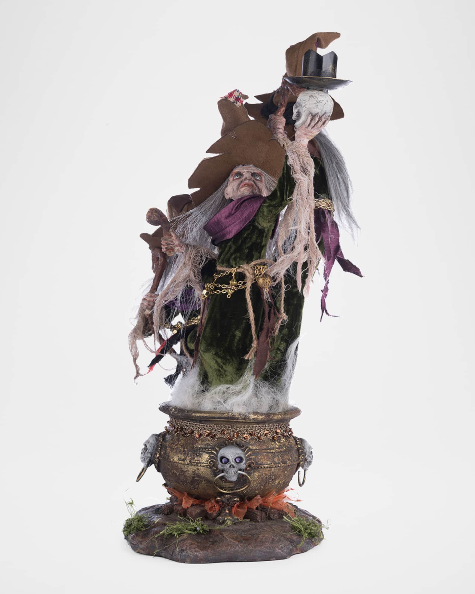 Katherine's Collection Broomstick Acres Witches Candle Holder | Neiman ...
