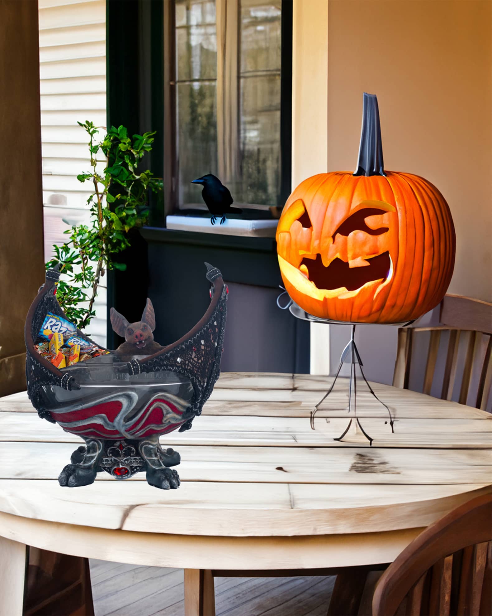 Katherine's Collection Eternal Devotion Bat Bowl | Neiman Marcus