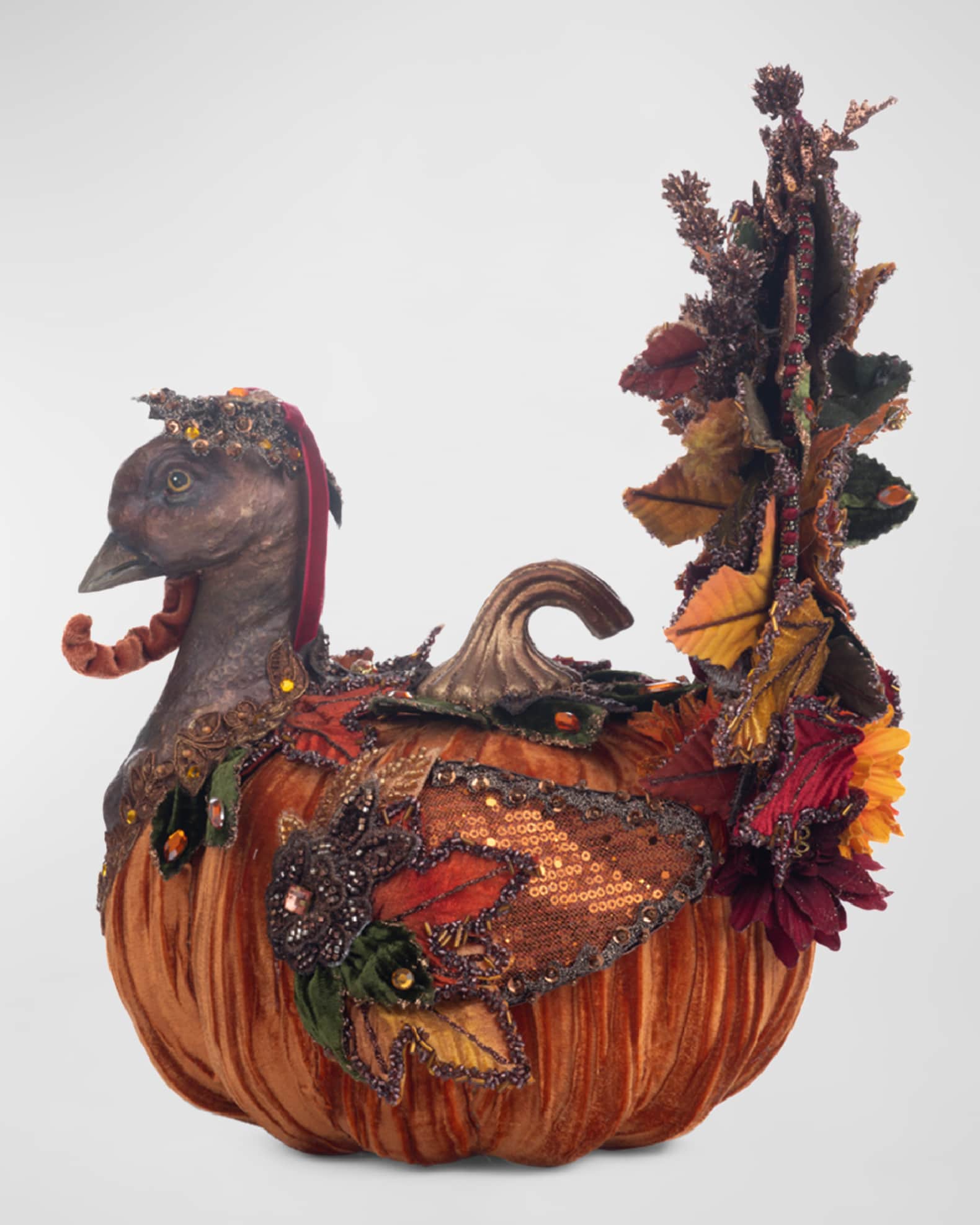 Katherine's Collection Harvest Forage Pumpkin Turkey | Neiman Marcus