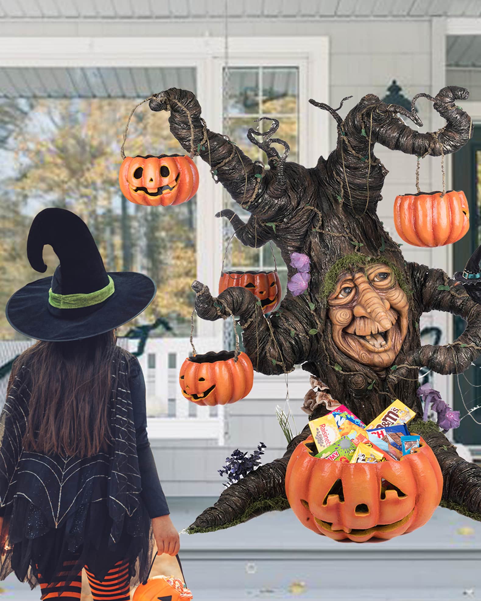 Katherine's Collection Witching Willow Tree with Jack-O-Lanterns ...