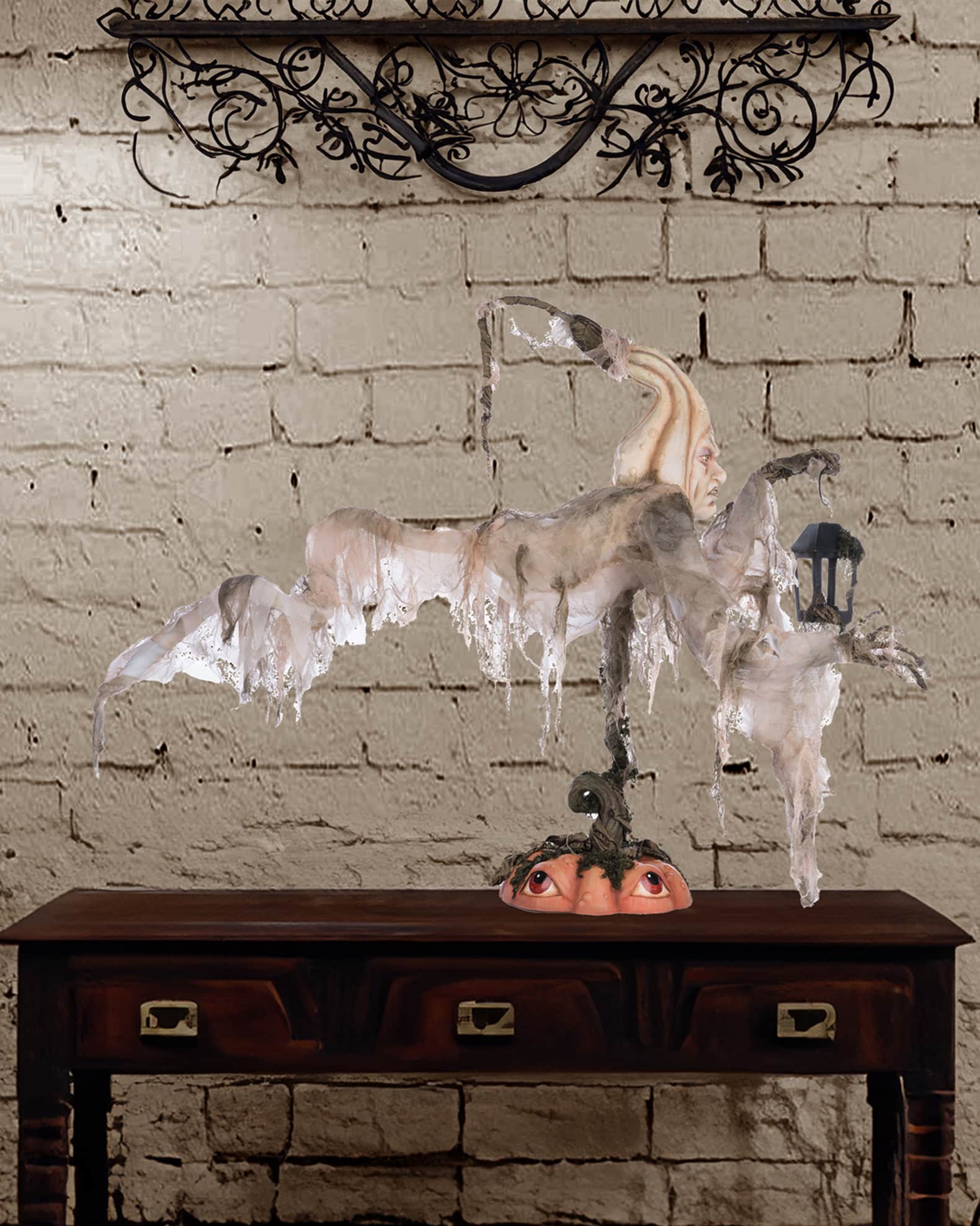 Katherine's Collection Jacks and Cats Flying Ghost With Gourd Head | Neiman Marcus