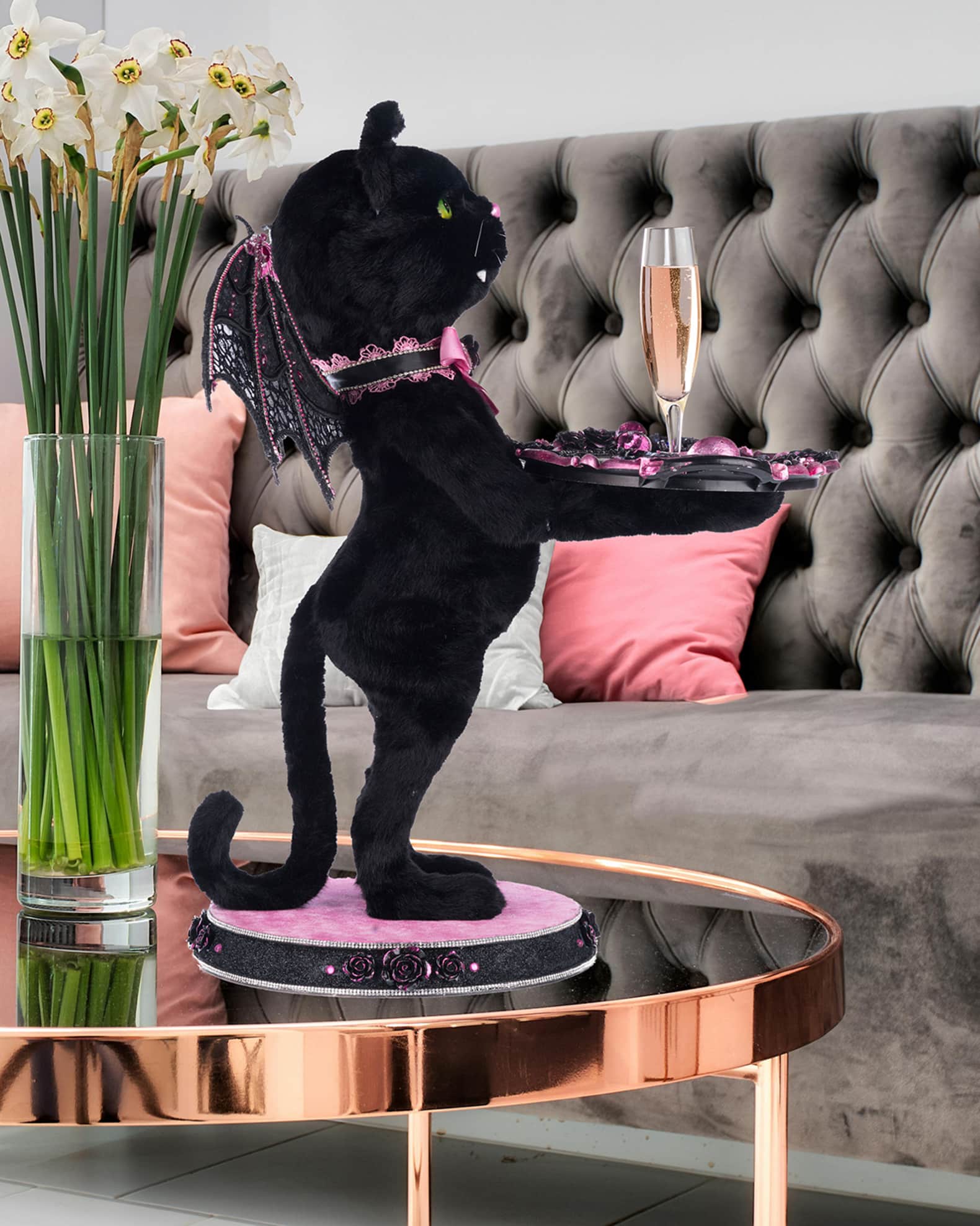 Katherine's Collection Noir Cat-Bat Server | Neiman Marcus