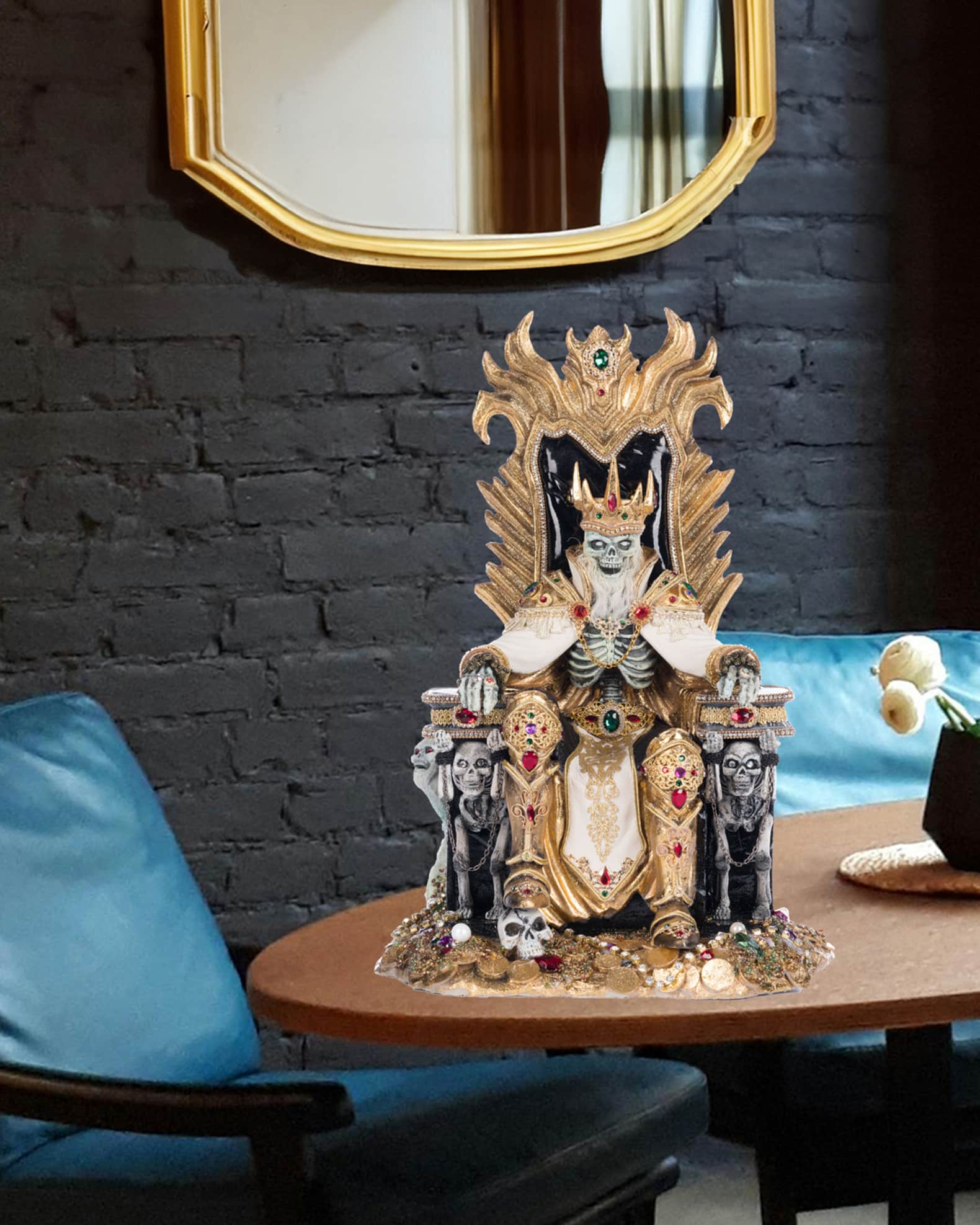 Katherine's Collection Captain Skully Swashbuckler Pirate King in Chair ...