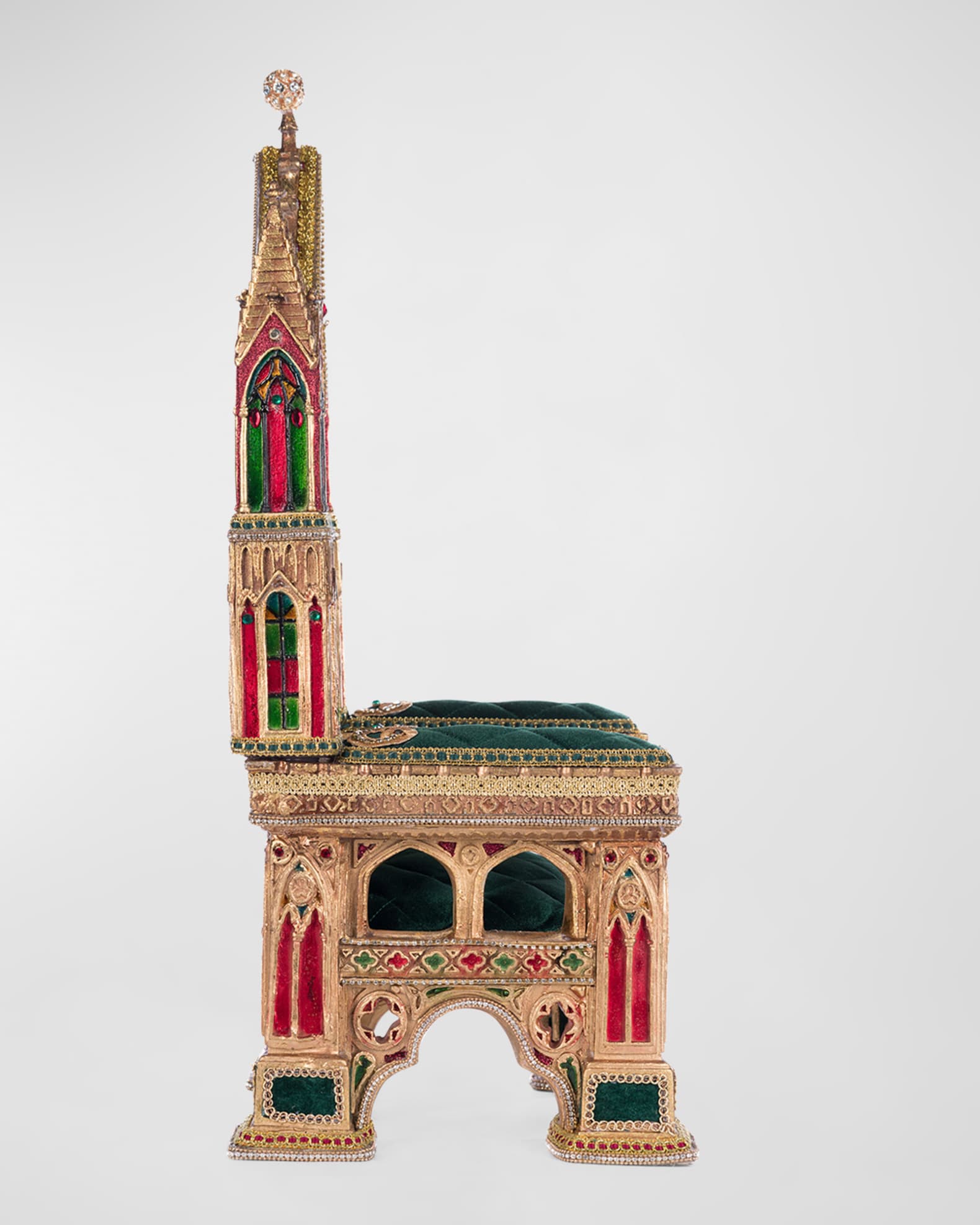 Katherine's Collection Christmas Castle Santa Chair, 21" | Neiman Marcus