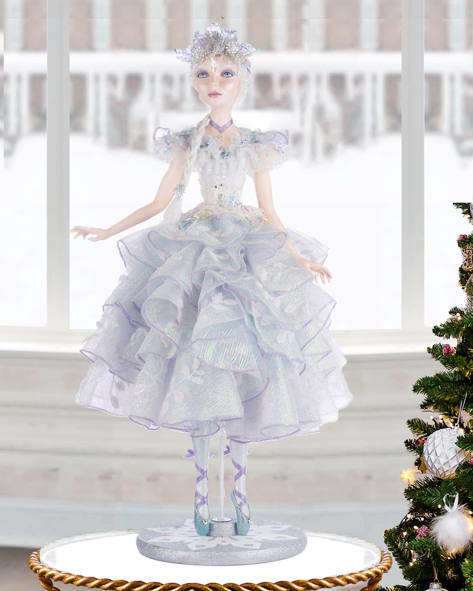 Katherine's Collection Crystalline Winter Ballerina Christmas Figure ...
